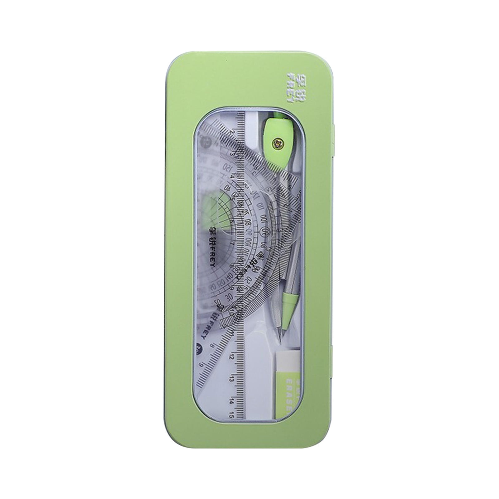 MERILER 7-Piece Math Geometry Kit with Shatterproof Case - Ideal for ...