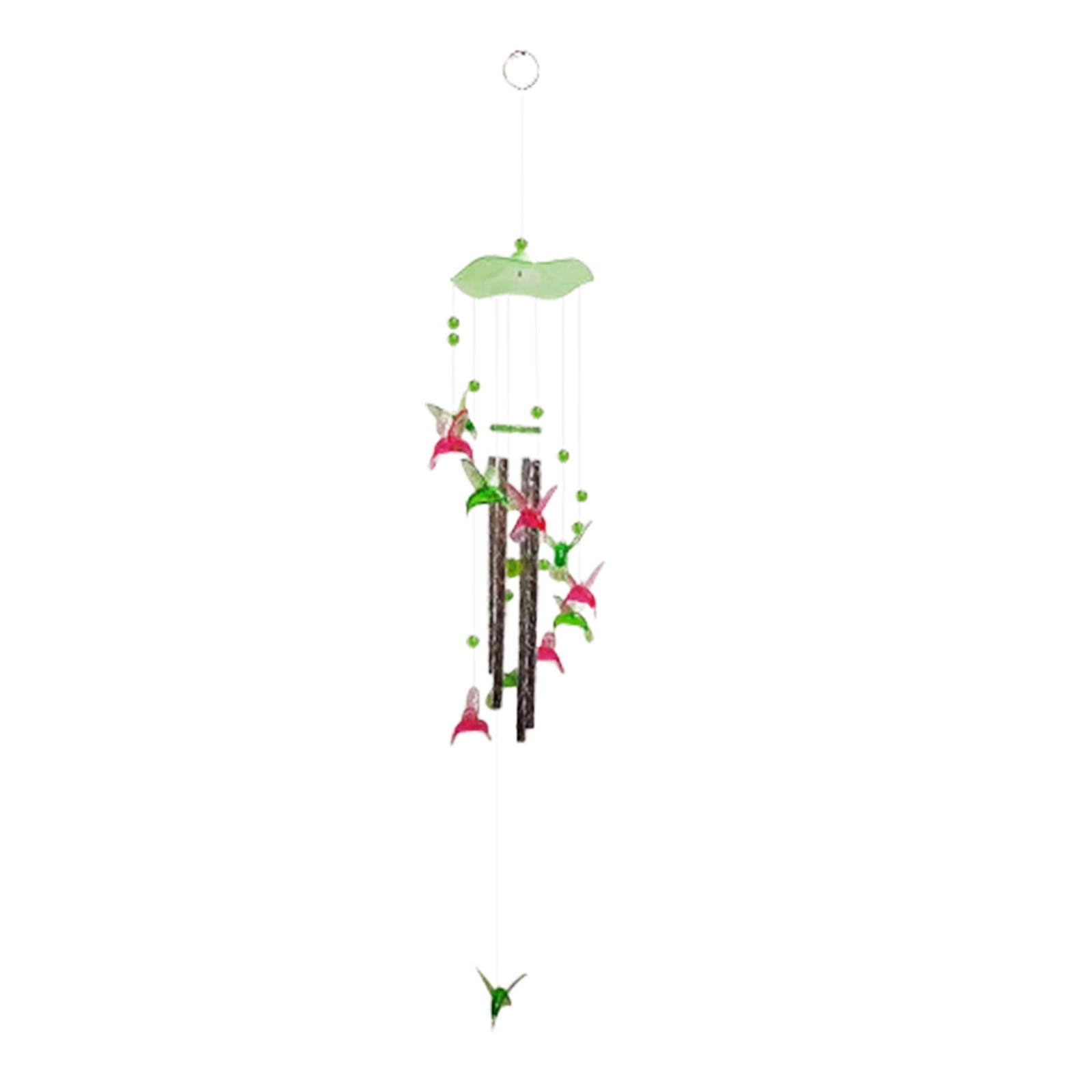 MERILER Acrylic Hummingbird Wind Chime Pendant for Home and Garden ...