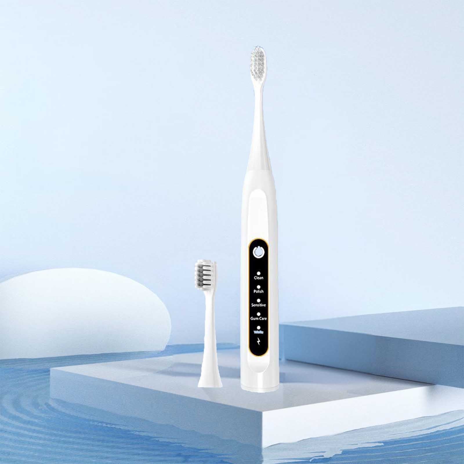 MERILER Adult Electric Toothbrush with Sound Wave Technology, High ...