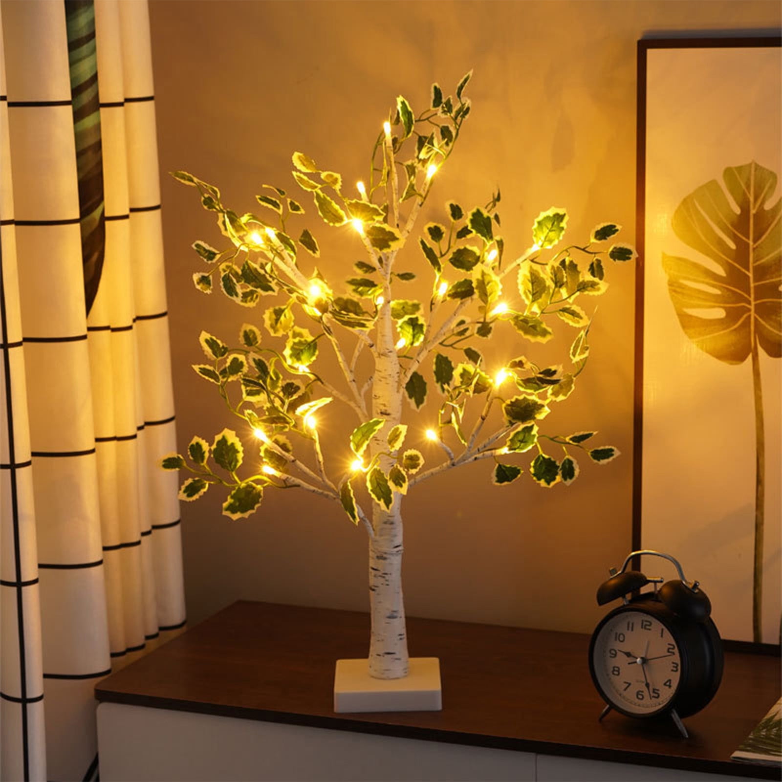 MERILER Black LED Tree Lights for Indoor and Outdoor Holiday Decor ...