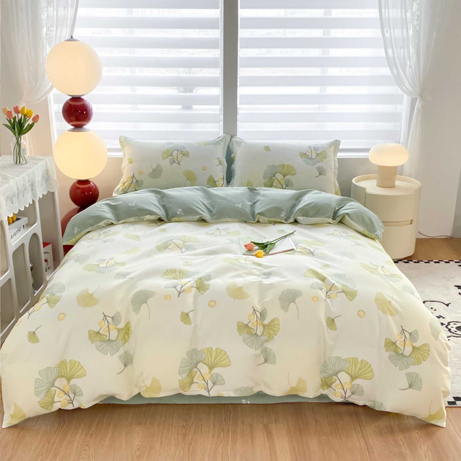 MERILER Dense Flower Pattern Bed Four-Piece Gift Set - Sanding Fashion ...