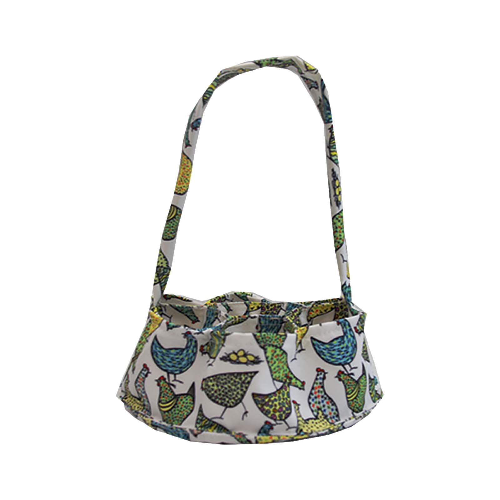 MERILER Eggs Collecting Basket with 7 Pouches Eggs Gathering Basket ...