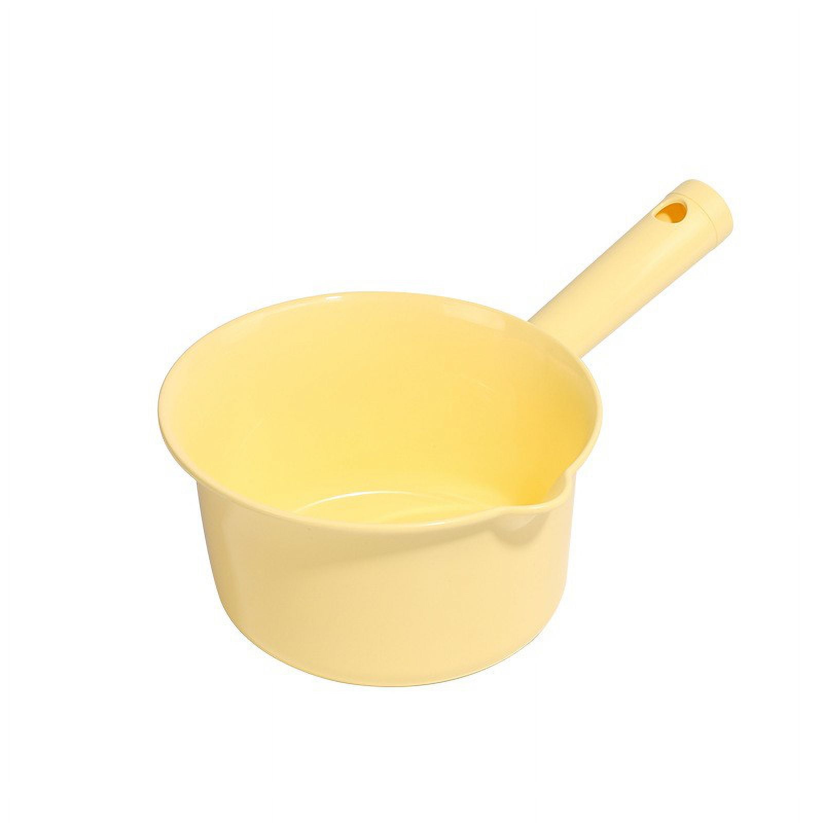 MERILER Elegant PVC Water Ladle with Washable Brush Head for Kitchen ...