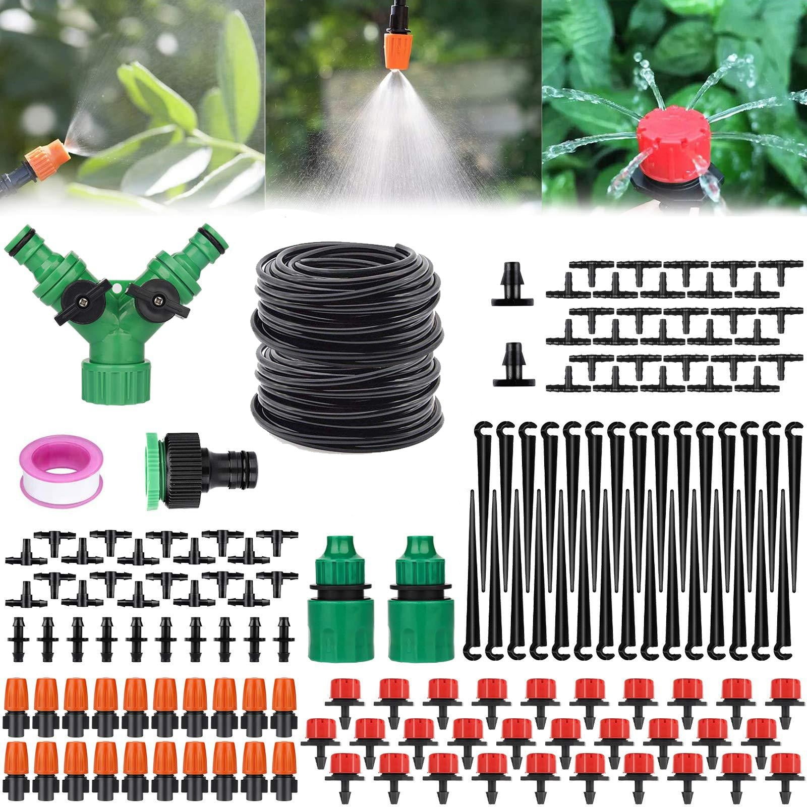 MERILER Garden Drip Irrigation Kit - Complete Drip Irrigation System ...