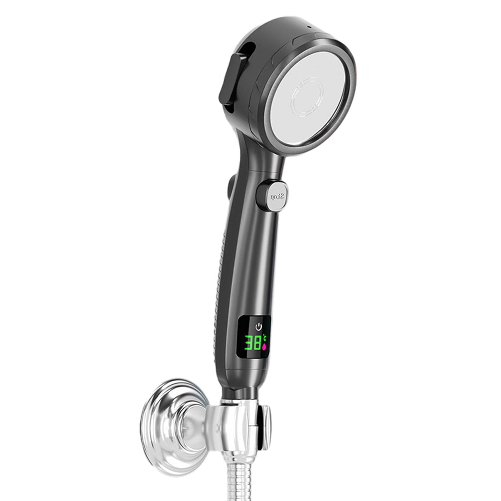 Meriler High Pressure Turbo Shower Head With 4 Modes One Hand Water