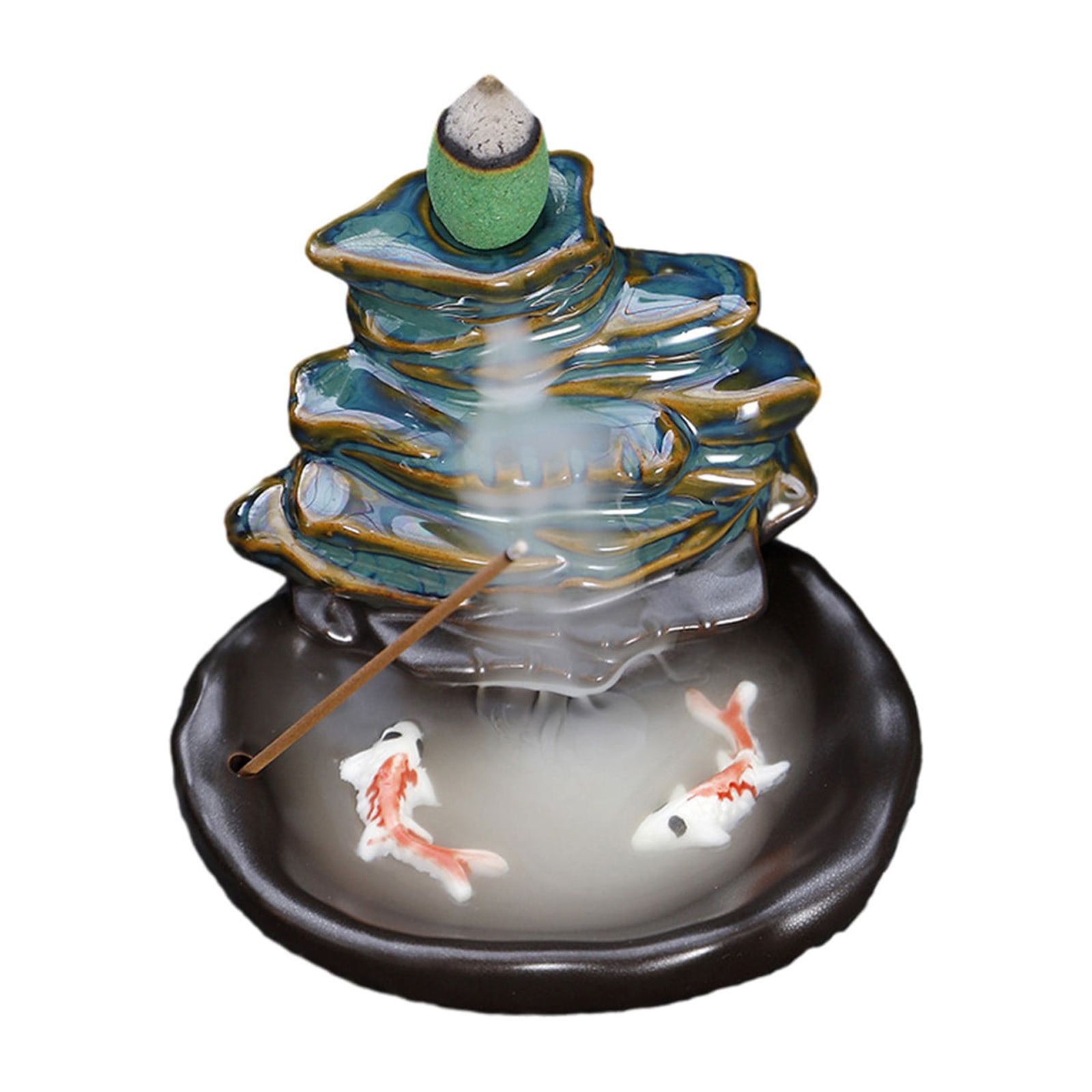 MERILER Incense Waterfalls, Beautiful Scenery Backflow Incense Cones ...