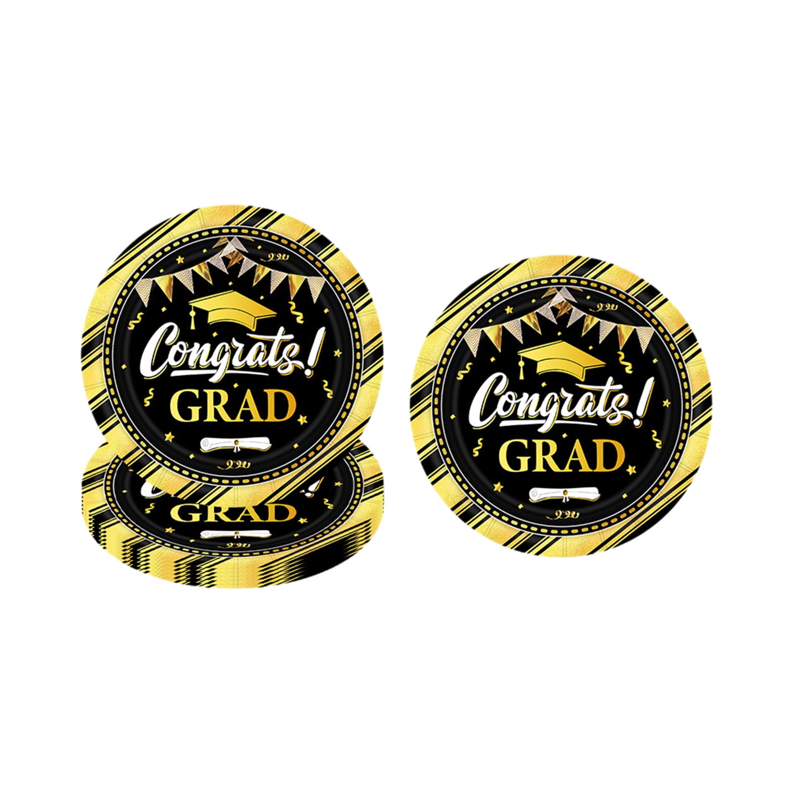 MERILER Party Theme Paper Set of 9 Tissue Paper Cups and Plates ...