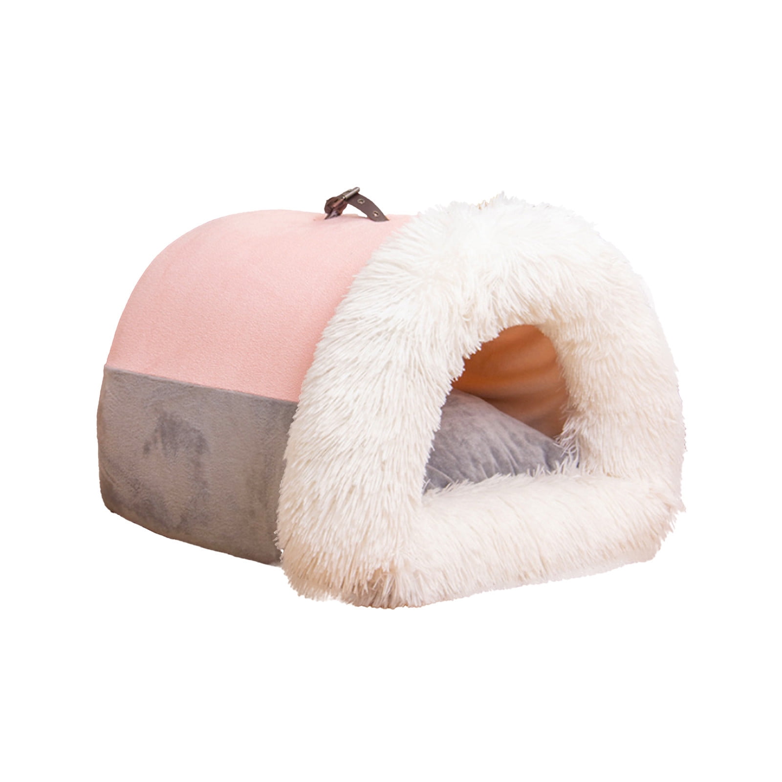 MERILER Portable Semi-Enclosed Pet Dog House - Cozy Kennel Hideout with ...