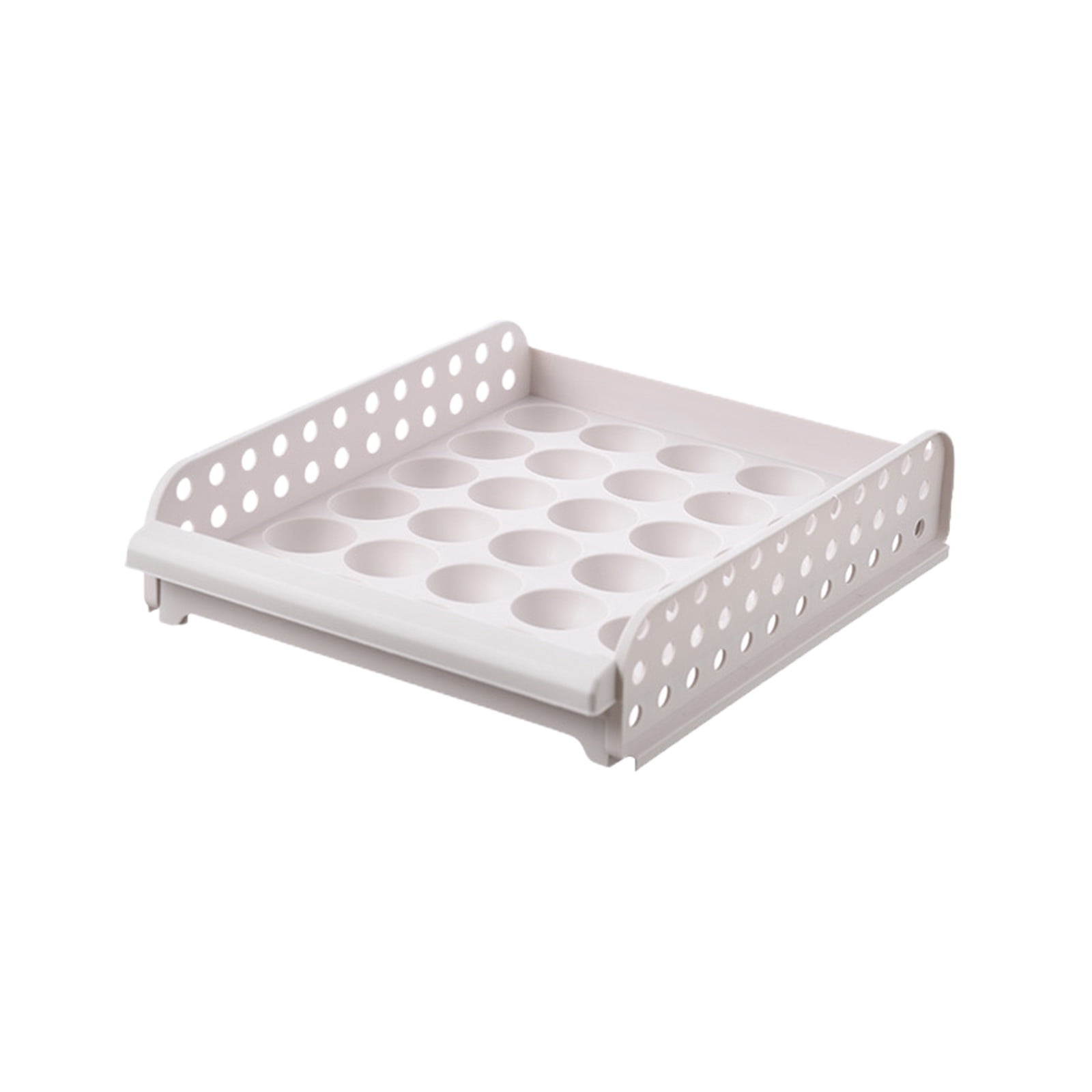 MERILER Refrigerator Eggs Storage Box - Large Capacity Drawer Type ...