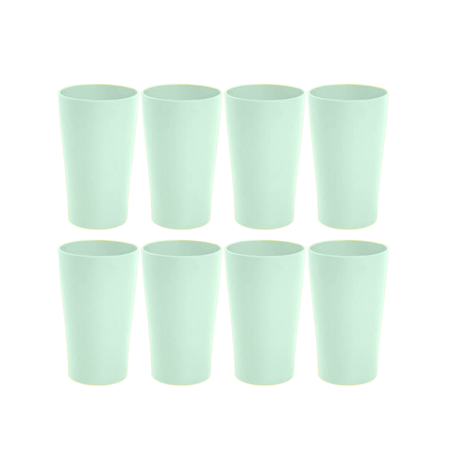 MERILER Set of Eight Indestructible Straw Cups - Durable, Reusable ...