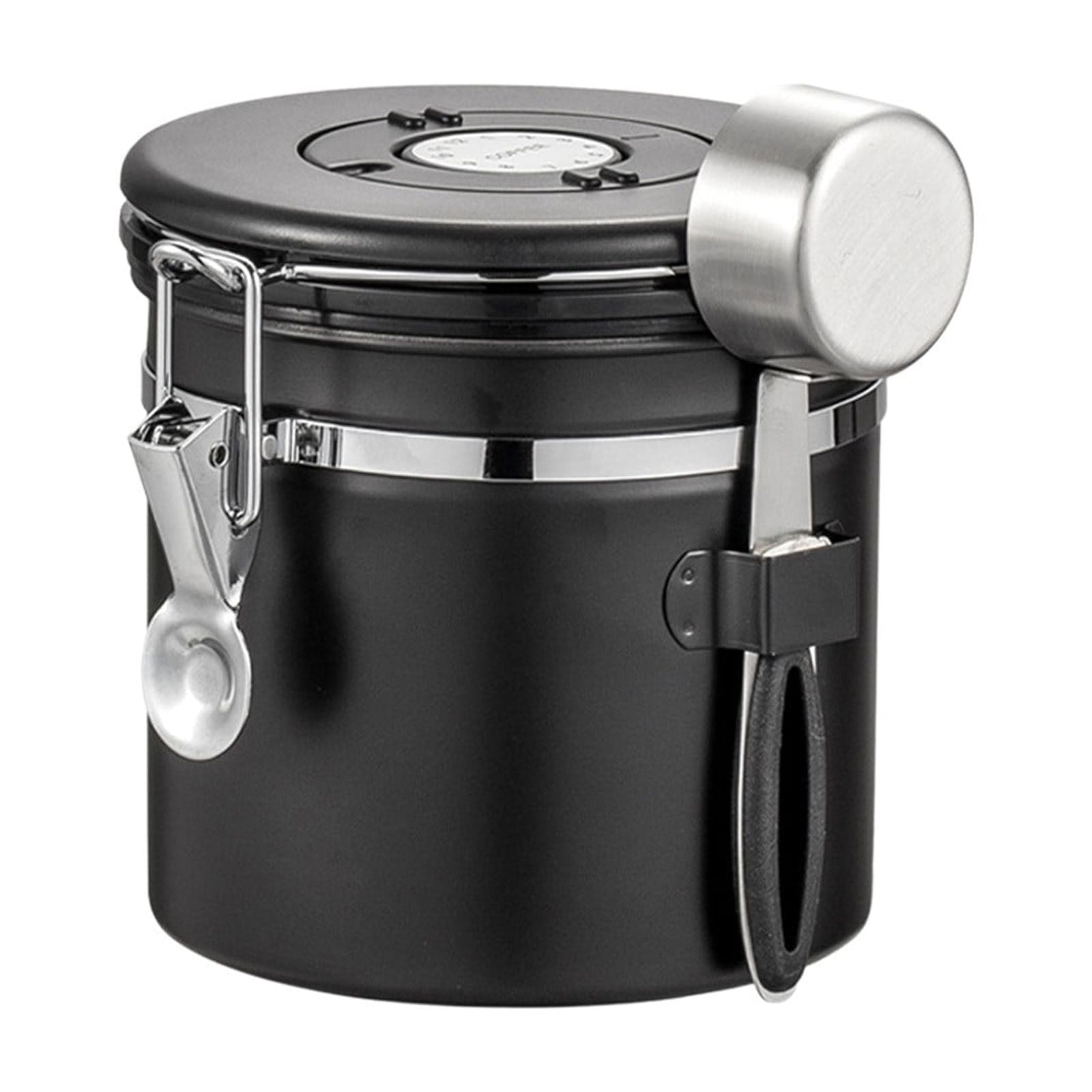 MERILER Vacuum Sealed Coffee Storage Jar with One-Way Venting and Date ...