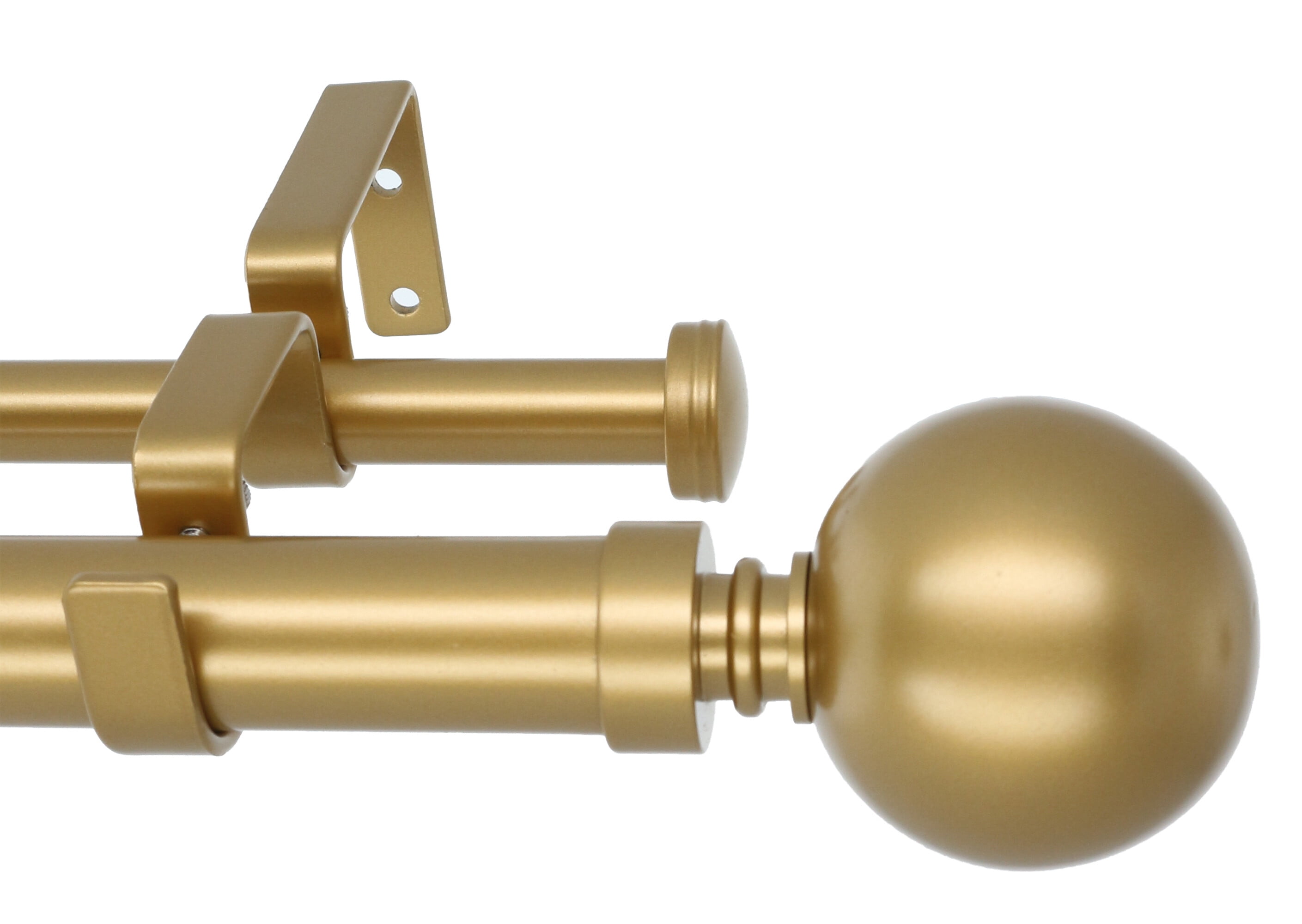 MERIVILLE 1-Inch Diameter Ball Telescoping Double Window Treatment ...