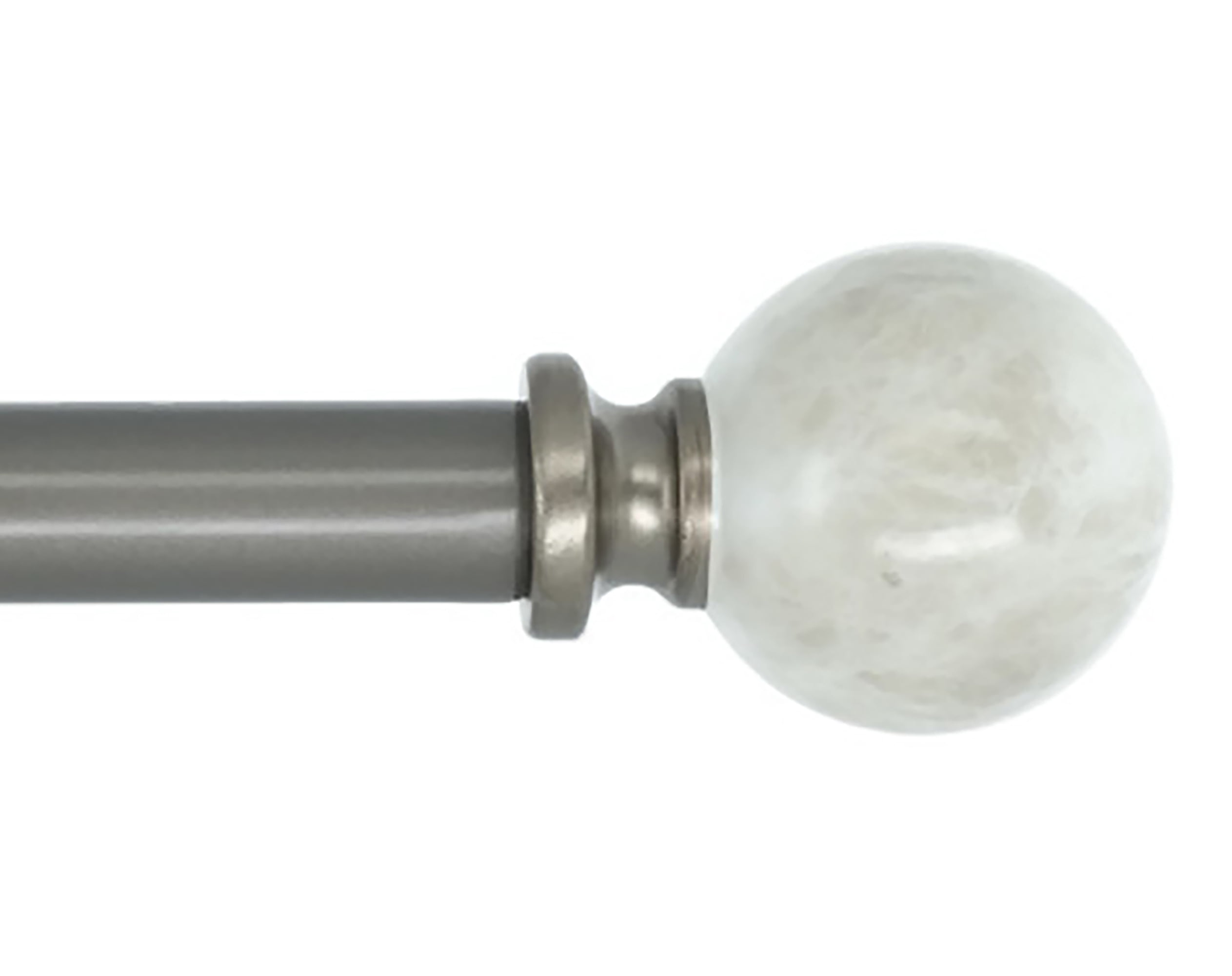 MERIVILLE 1-Inch Diameter Single Window Treatment Curtain Rod, Spanish ...