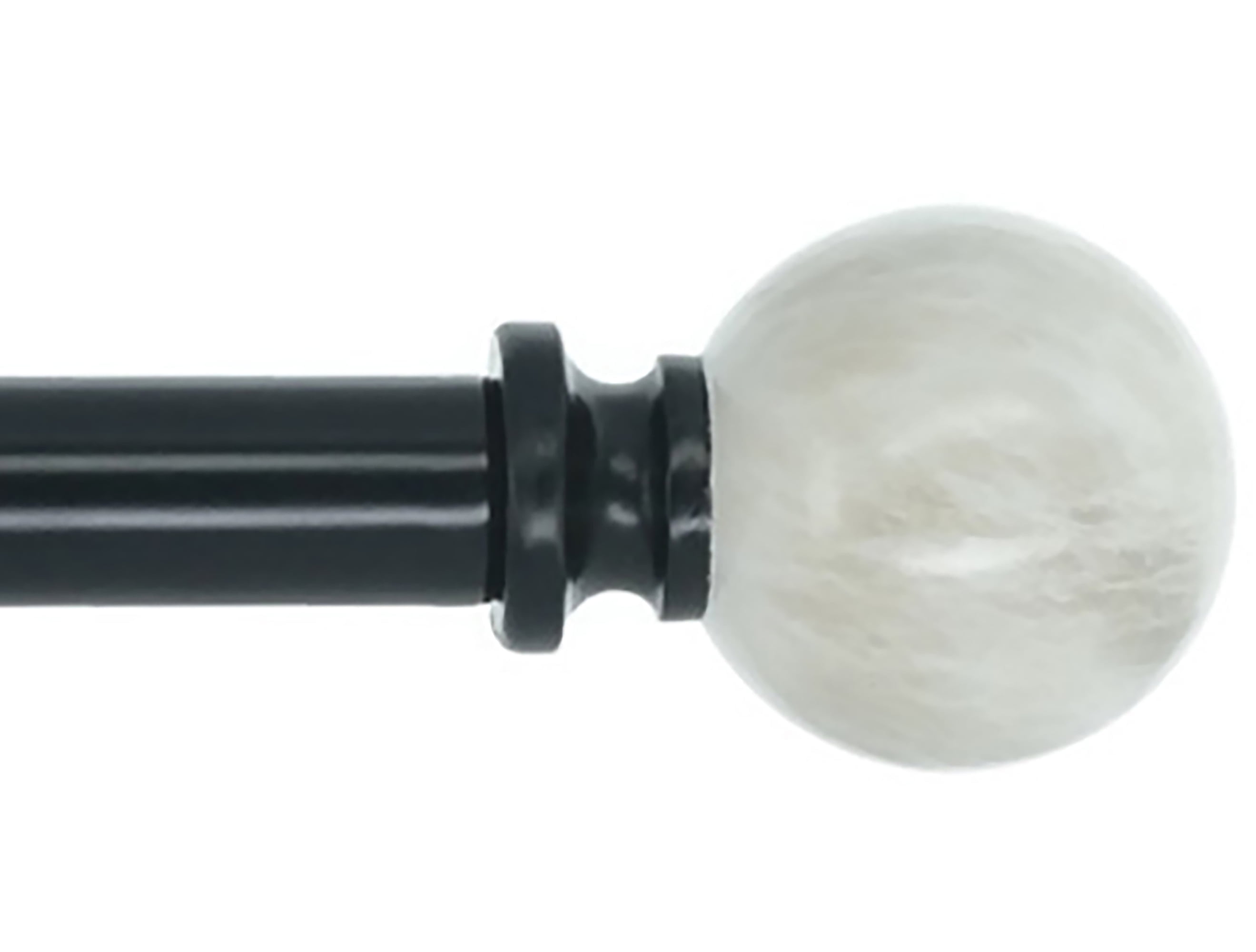 MERIVILLE 1" Single Curtain Rod Set, Adjustable 84–120 Inches, Spanish ...