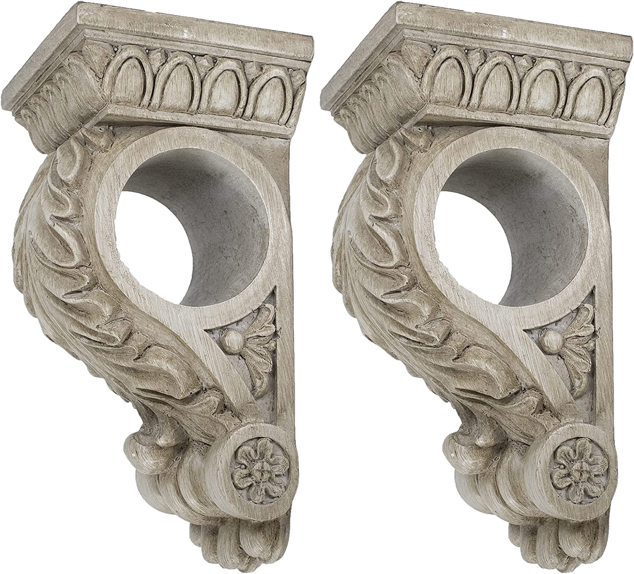 MERIVILLE Chatecu Drapery Sconce, Corbel Bracket, Easy Installation ...