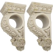 Rod Desyne 1 inch Industrial Pipe Wall/Ceiling Single Bracket (Pair ...