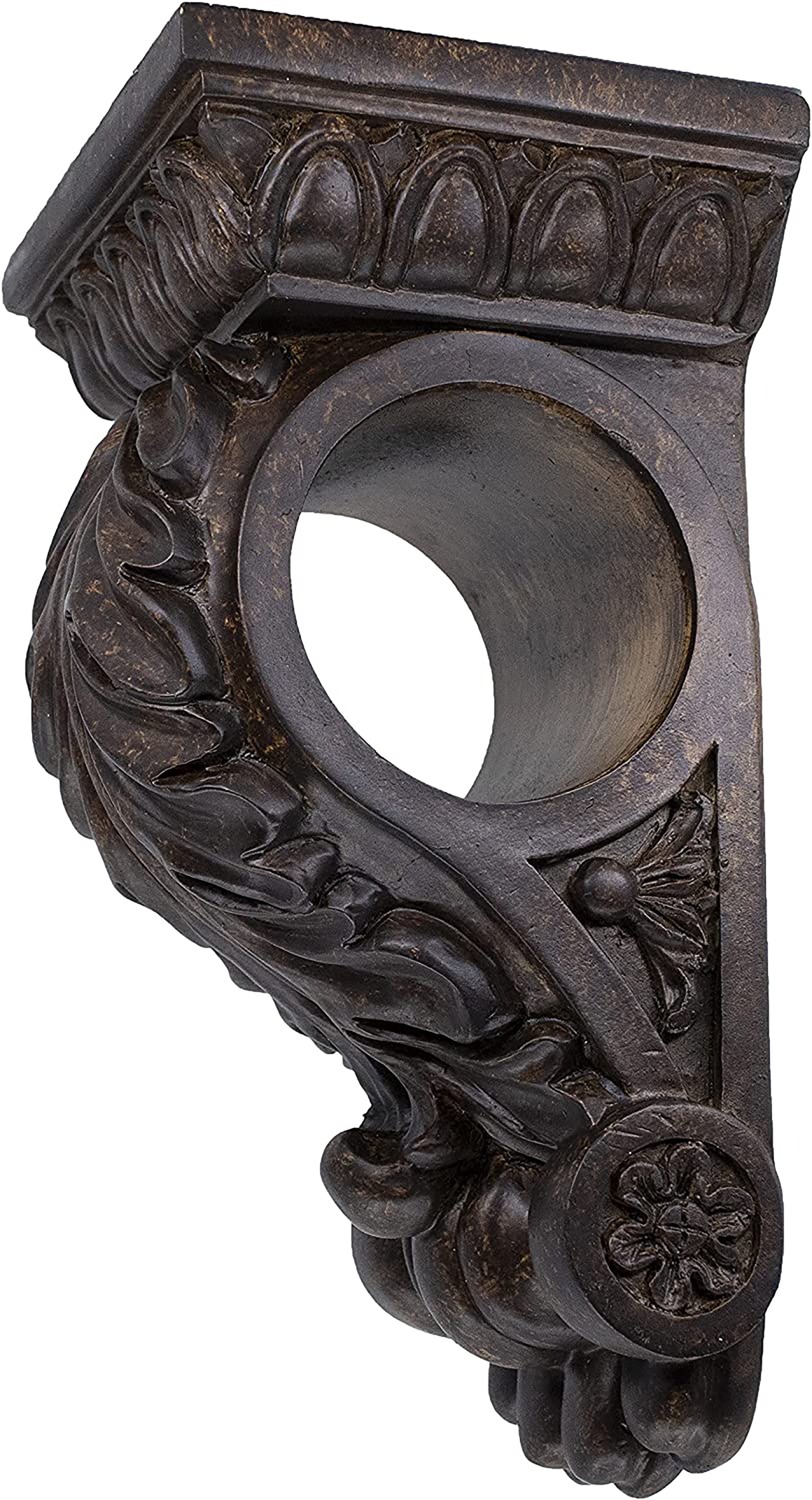MERIVILLE Chatecu Drapery Sconce, Corbel Bracket, Drapery Scarf Swags ...