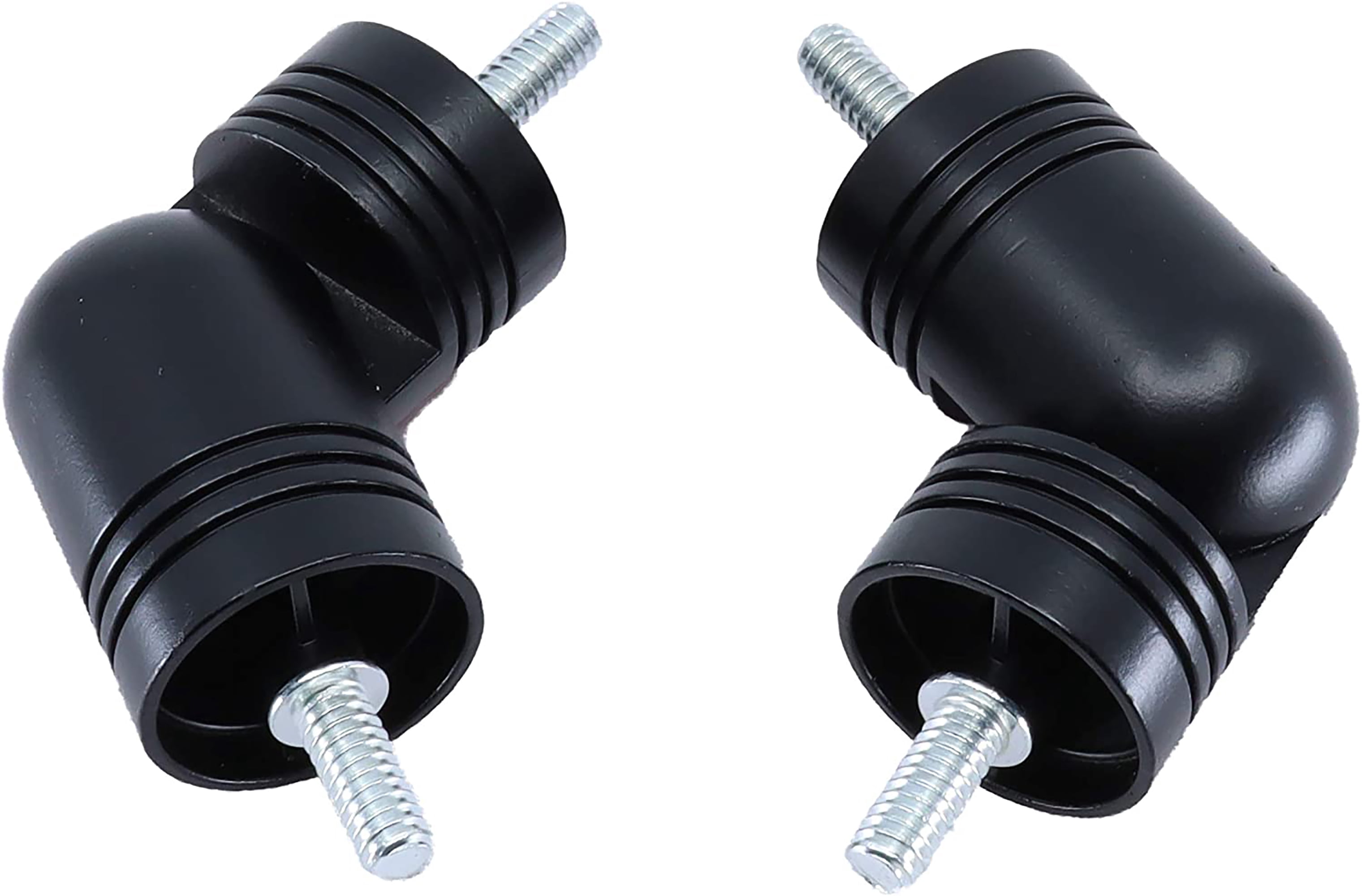 MERIVILLE Hinged Elbow Connector - Designed for Bay Window Curtain Rods ...