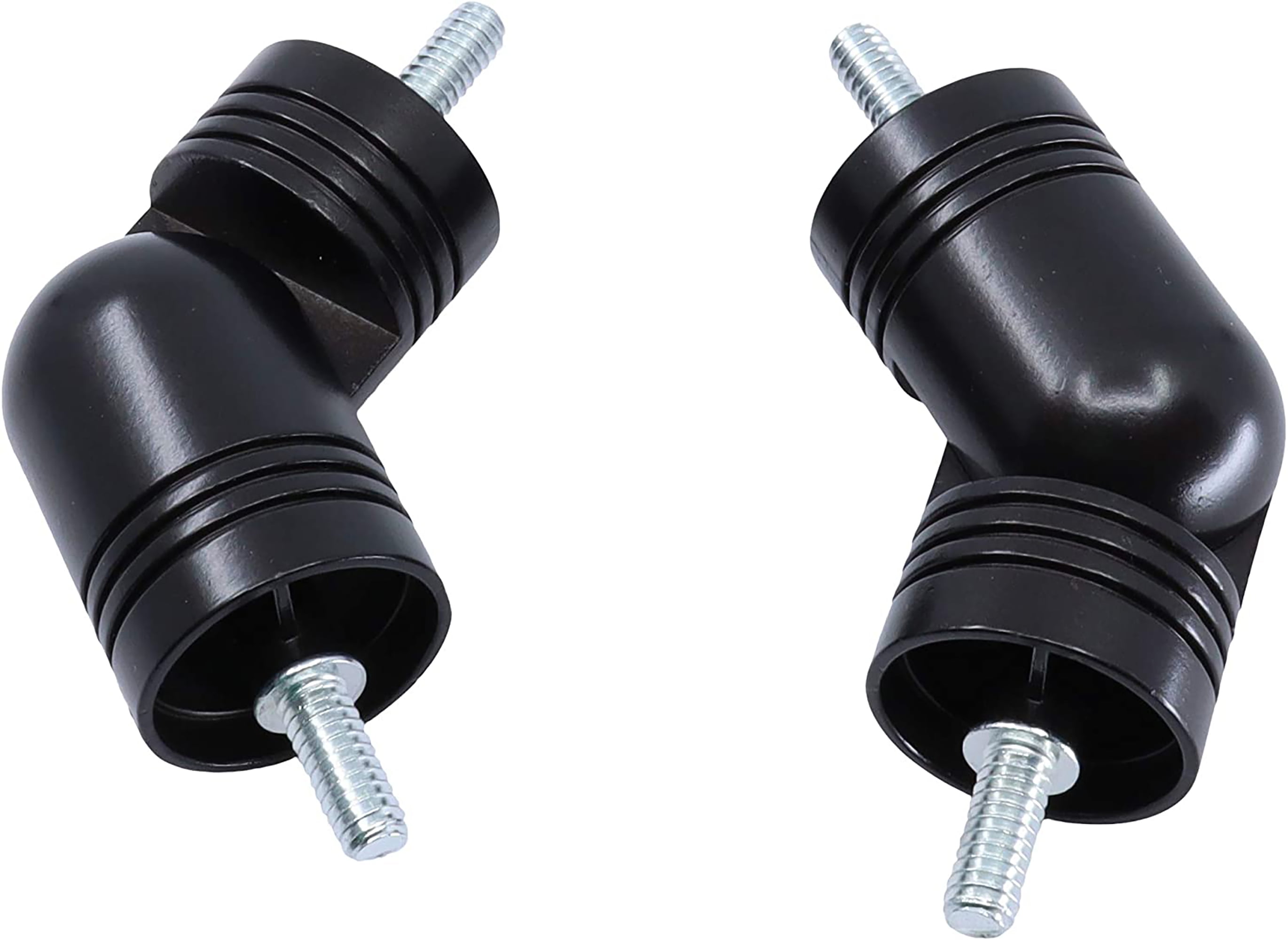 MERIVILLE Hinged Elbow Connector - Designed for Bay Window Curtain Rods ...