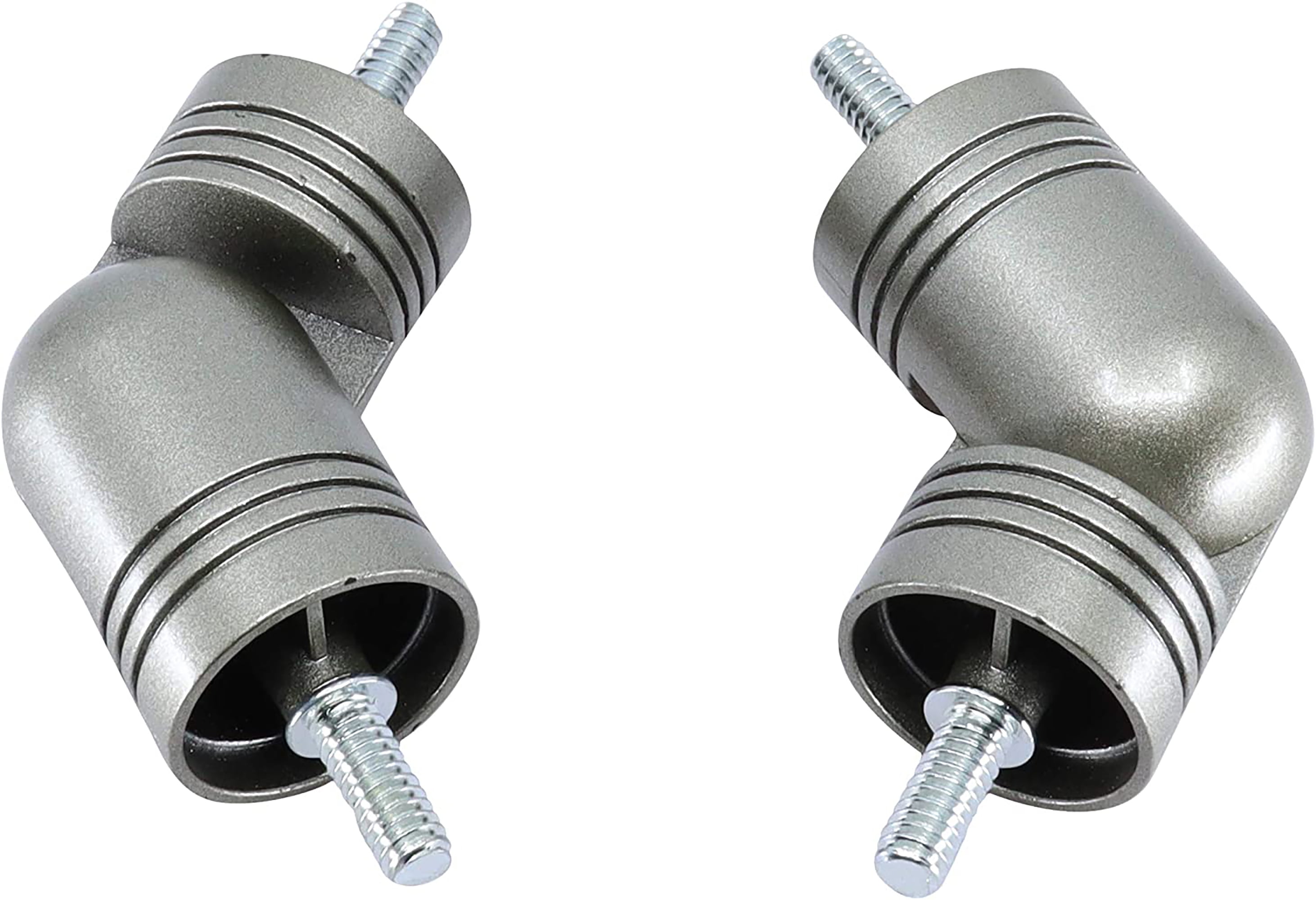 MERIVILLE Hinged Elbow Connector - Designed for Bay Window Curtain Rods ...