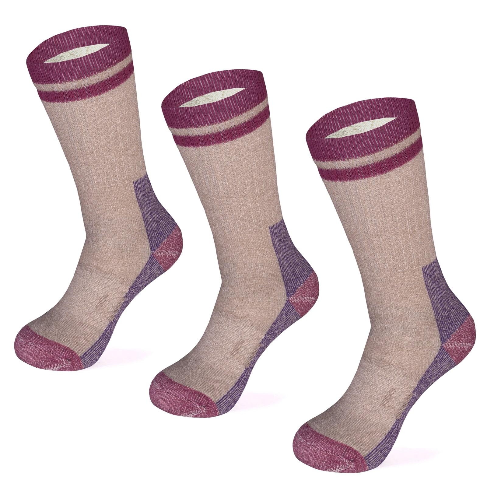 MERIWOOL 3 Pairs Merino Wool Blend Socks - Choose Your Size - Walmart.com