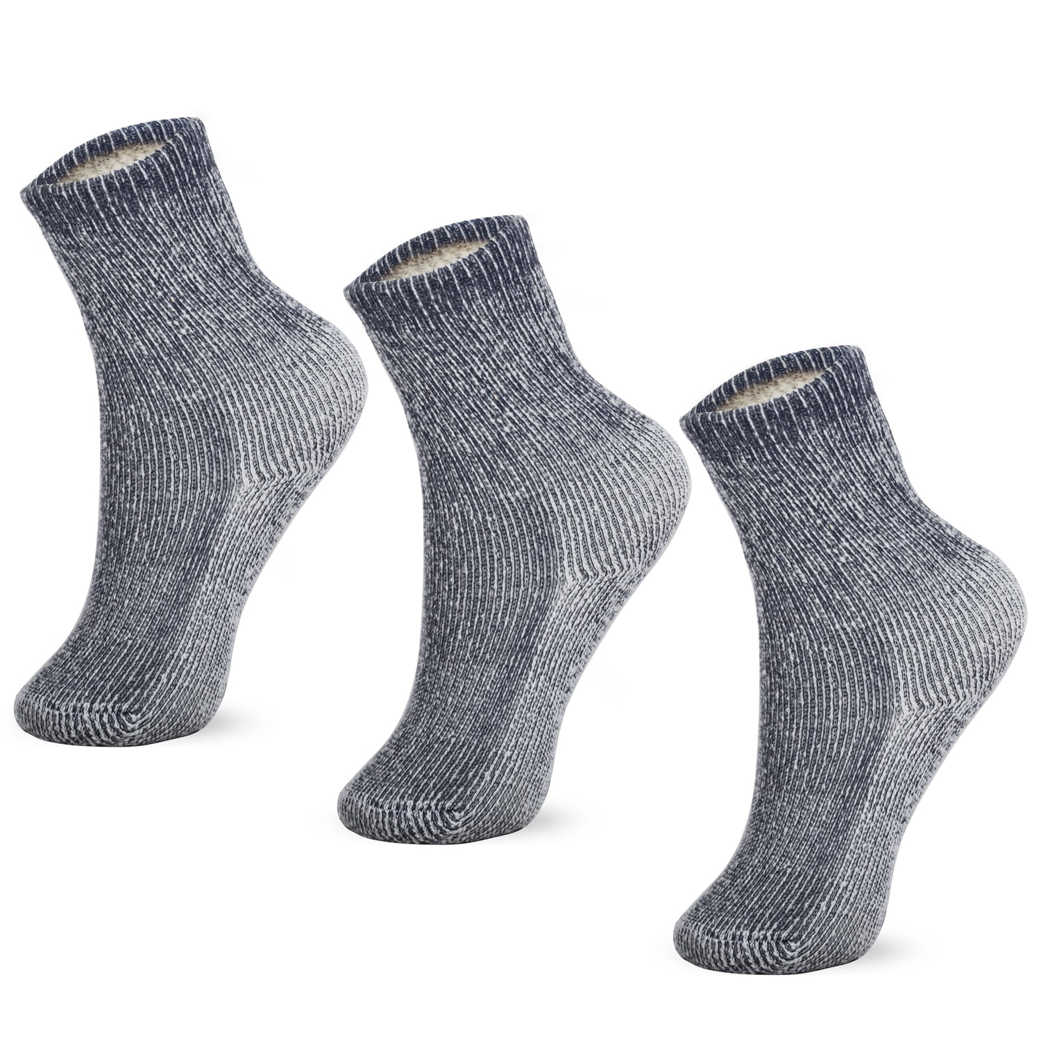 MERIWOOL Kids 3 Pairs Merino Wool Blend Socks - Choose Your Size ...
