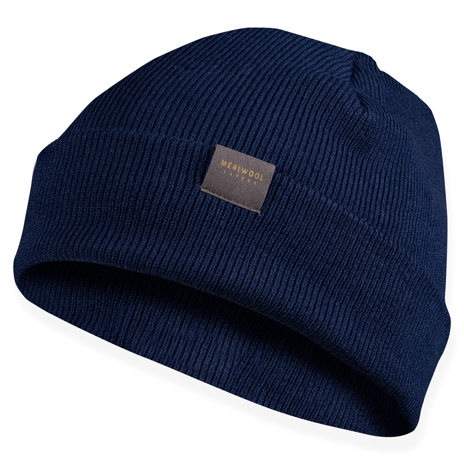 MERIWOOL Unisex Beanie - Merino Wool Ribbed Knit Winter Hat for Men and ...