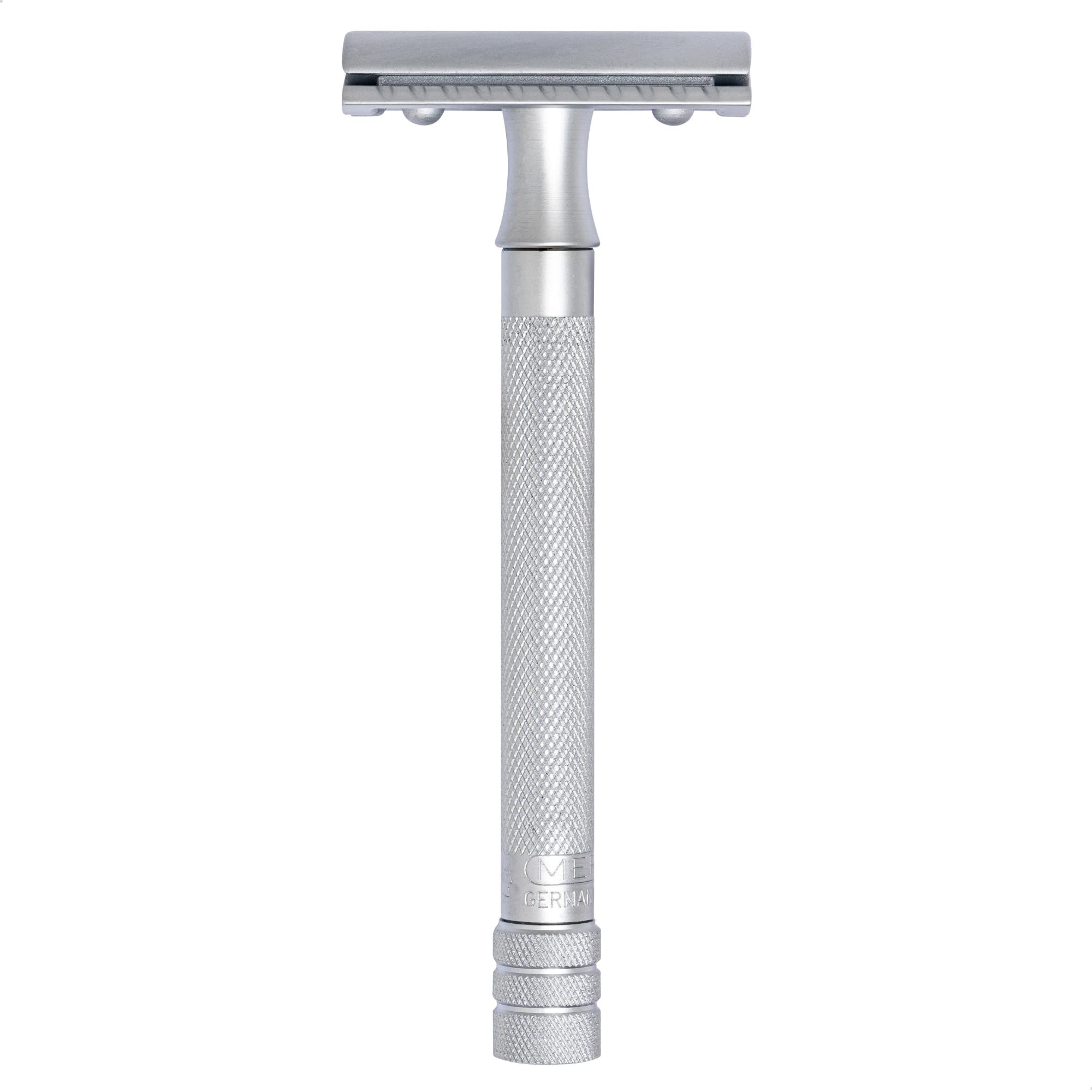 MERKUR Safety Razor 22C Matte Chrome Satin Finish Three-Piece Razor ...