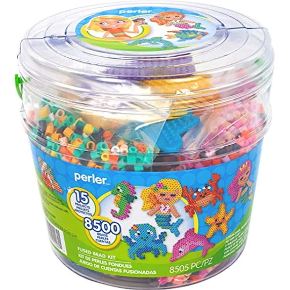 Perler Fused Bead Kit Bucket Large Mermaid - Walmart.com