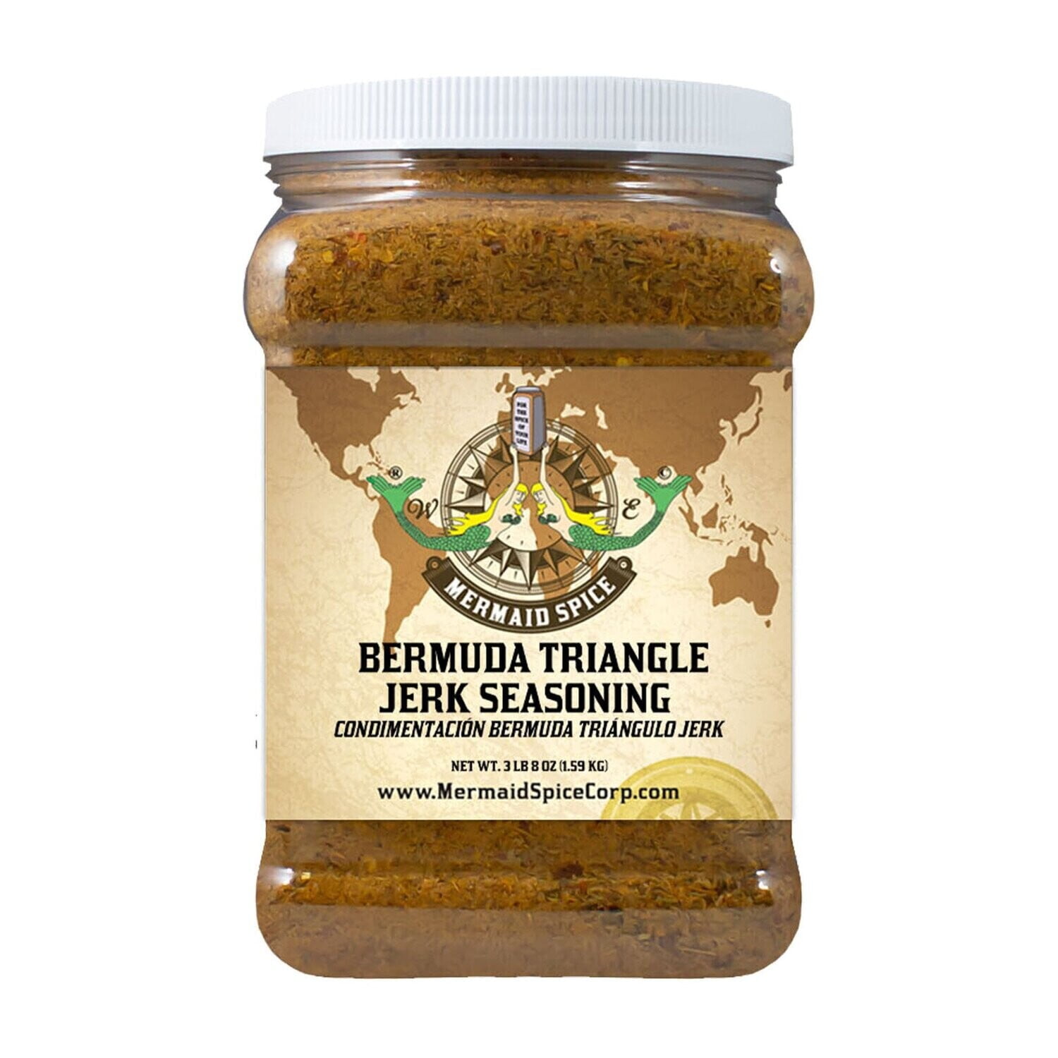 Mermaid Spice Corp - Bermuda Triangle Jerk Seasoning - 3 lb. 8 oz. (1. ...
