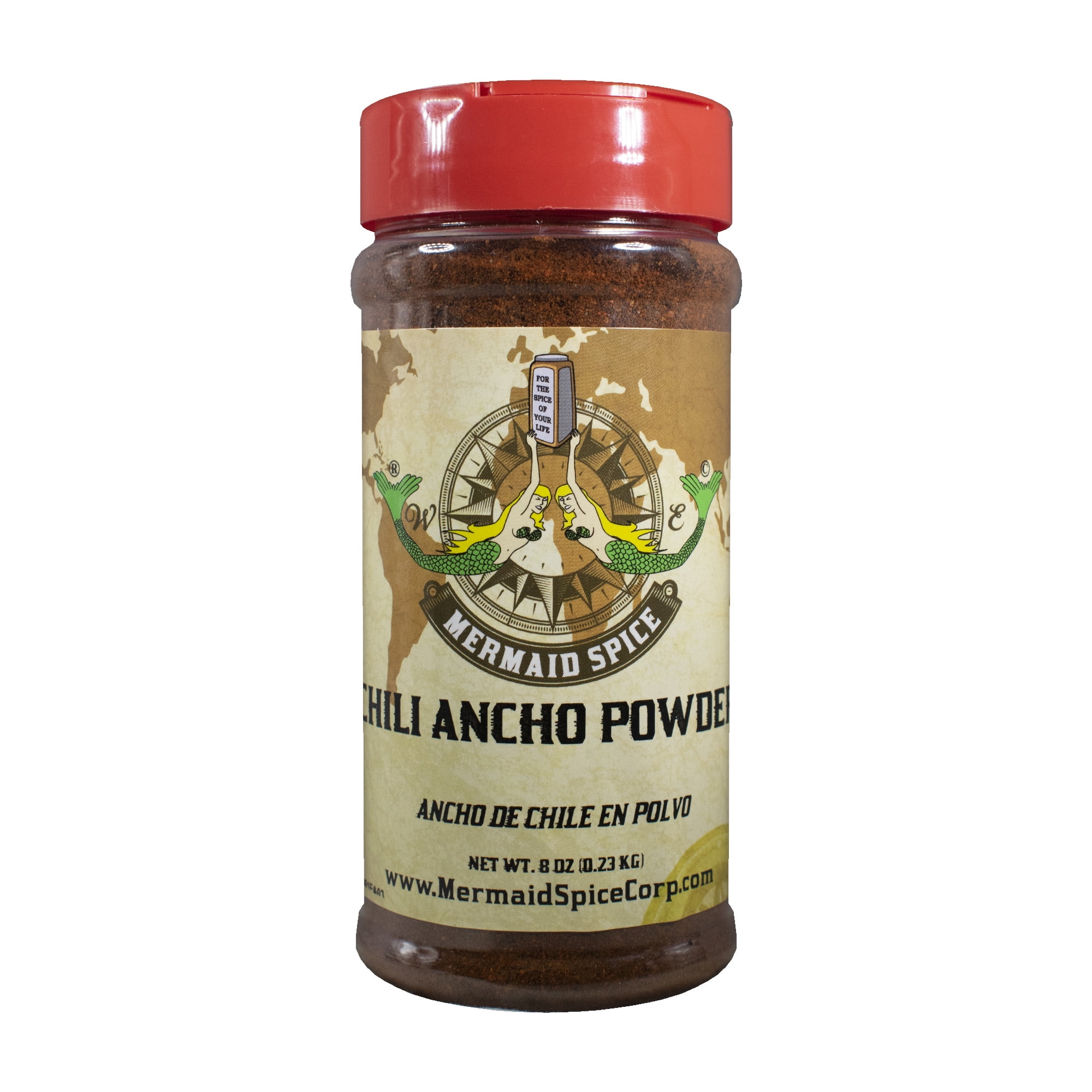 Mermaid Spice Corp - Chili Ancho Powder - 8 oz. (0.23 kg.) - Walmart.com
