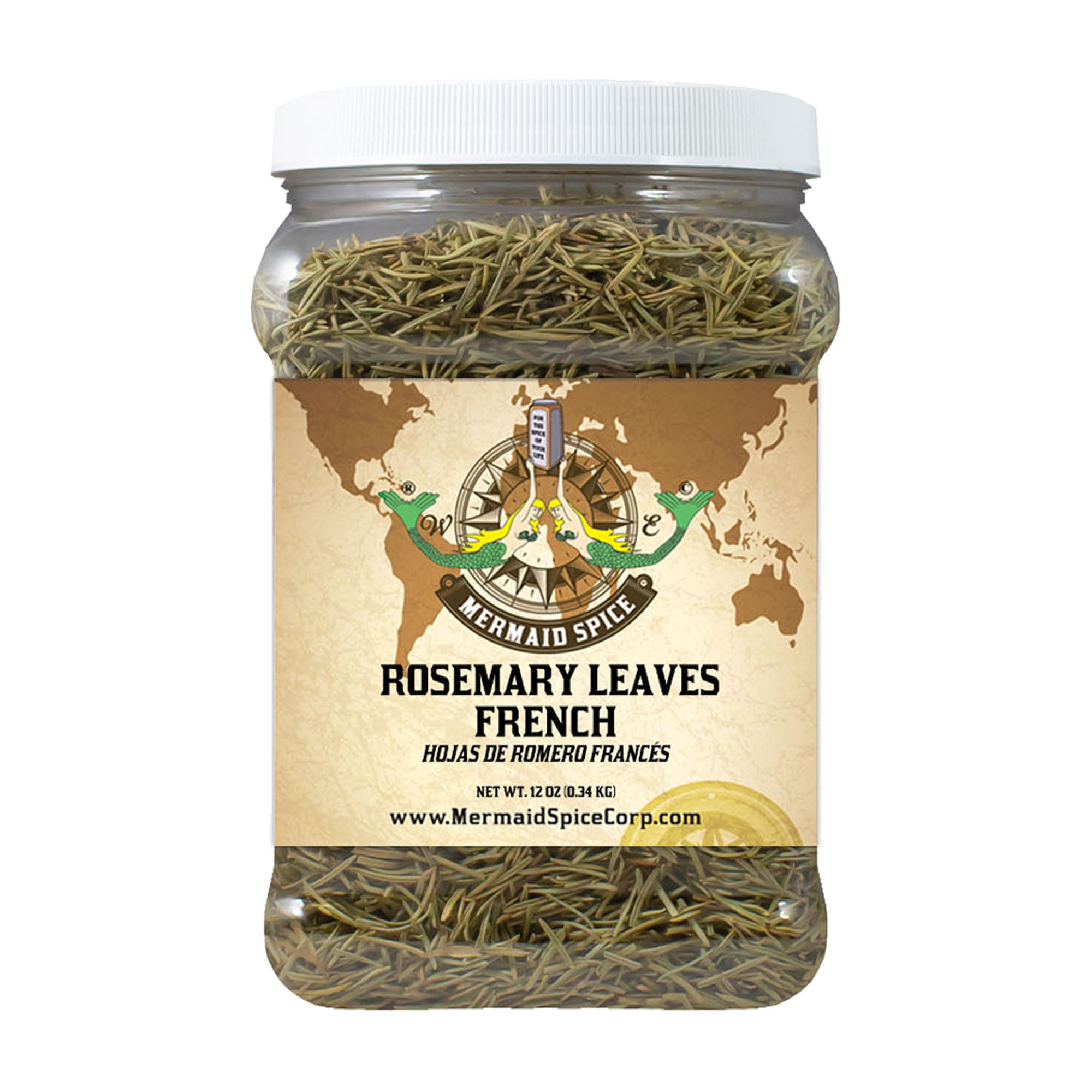 Mermaid Spice Corp - Rosemary Leaves French - 12 oz. (0.34 kg ...