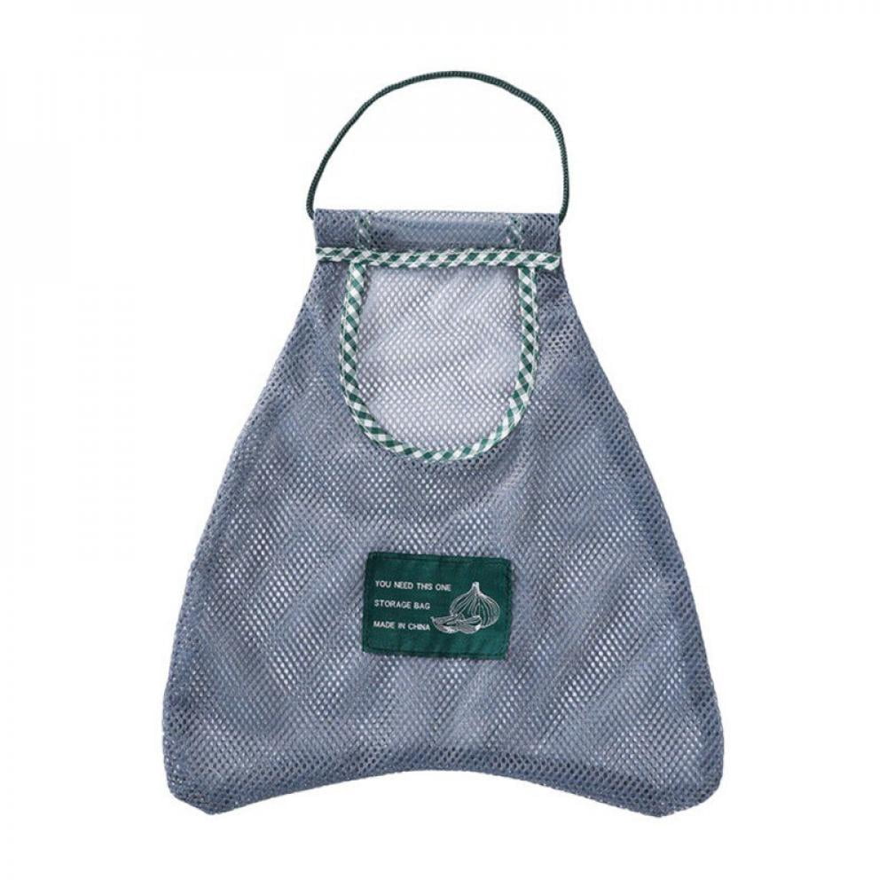 MEROTABLE Wall Hanging Kitchen Vegetable Storage Mesh Bag Multi-purpose ...