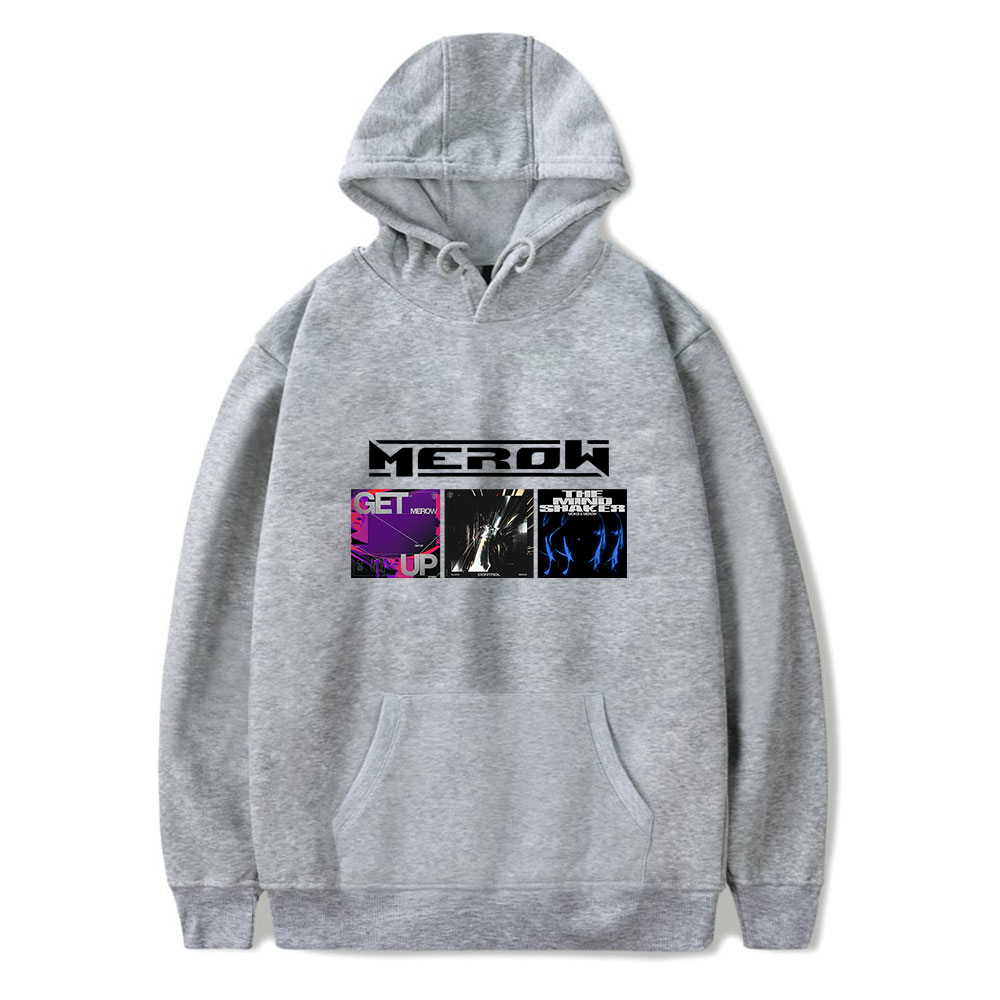 MEROW Hoodie Long Sleeve Sweatshirt Streetwear MenWomen Pocket Funny ...