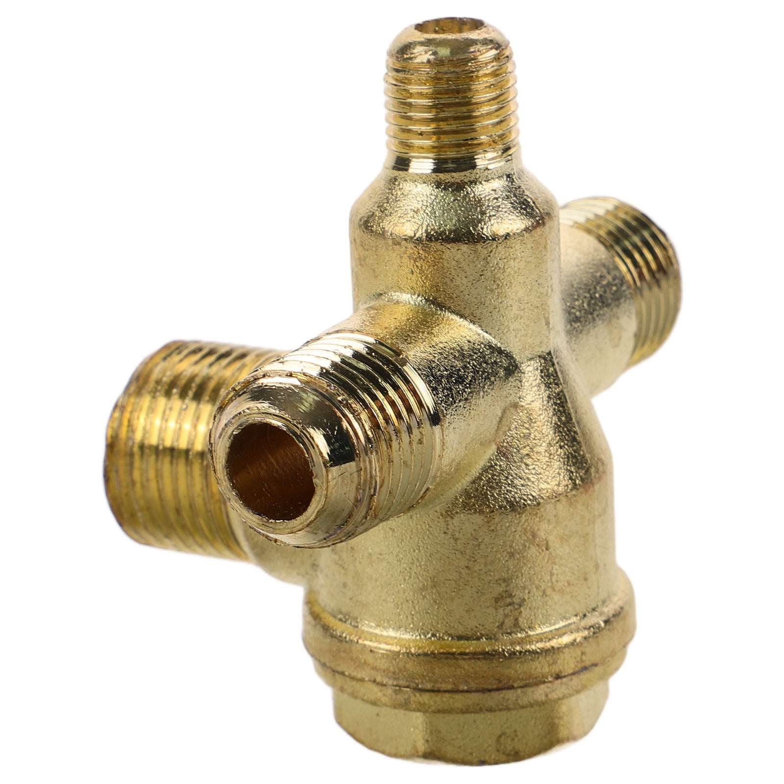 MERRYHAPY Air Compressor Valve Golden Threaded Non-Return Check Valve ...
