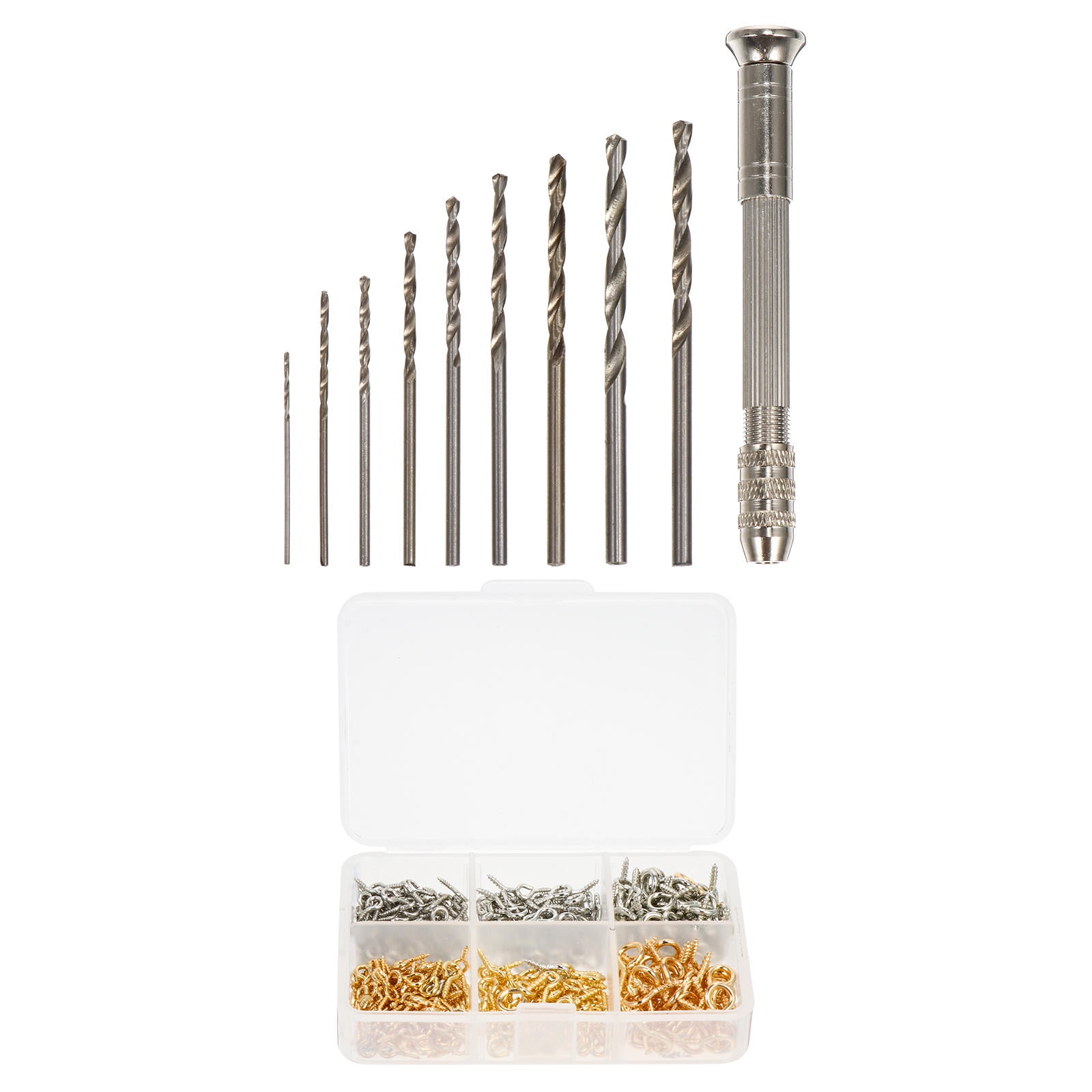 MERRYHAPY Small Screw Eye Pins Set for Jewelry Making, Threaded Hooks ...