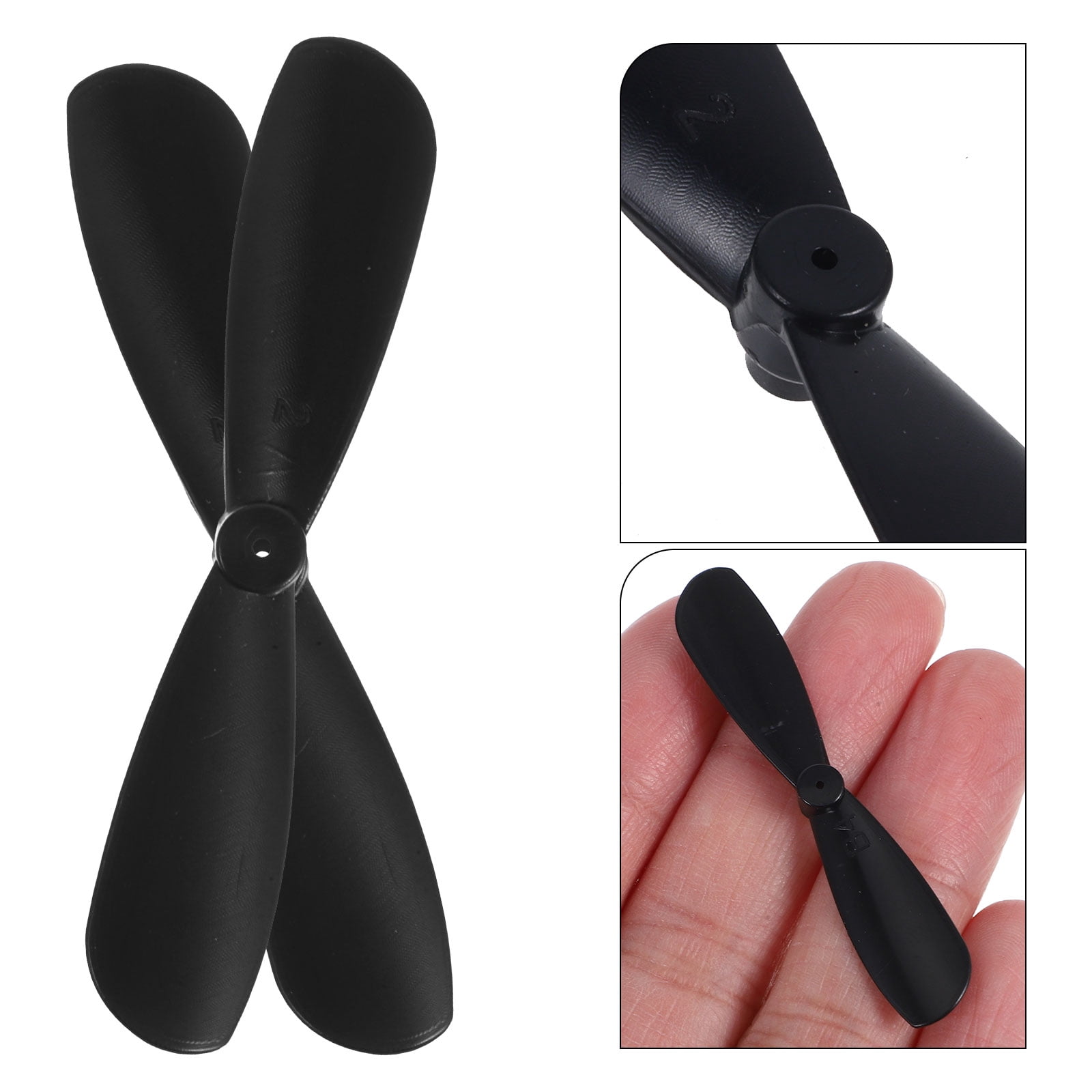 MERRYHAPY 10 Pairs Aircraft For Airplane Black Abs Stable Flight ...