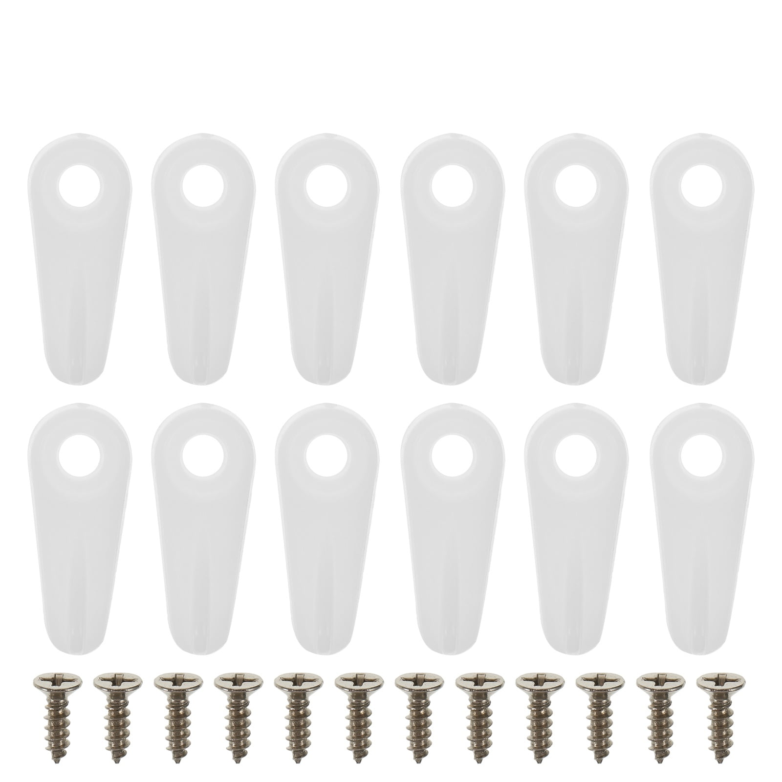 MERRYHAPY White Plastic Frame Fixing Clips for Picture and Photo Frames ...