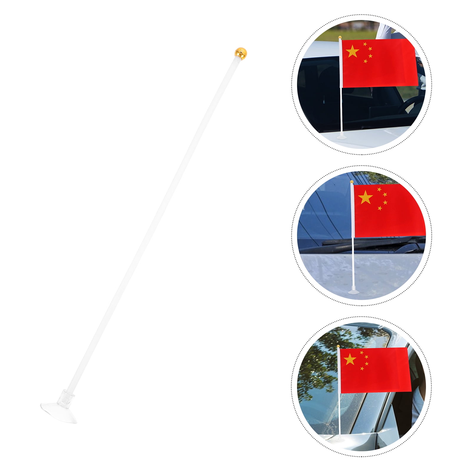10-Pack Car Flags with Magnetic and Cup Holder Mounts, Window and Wall ...