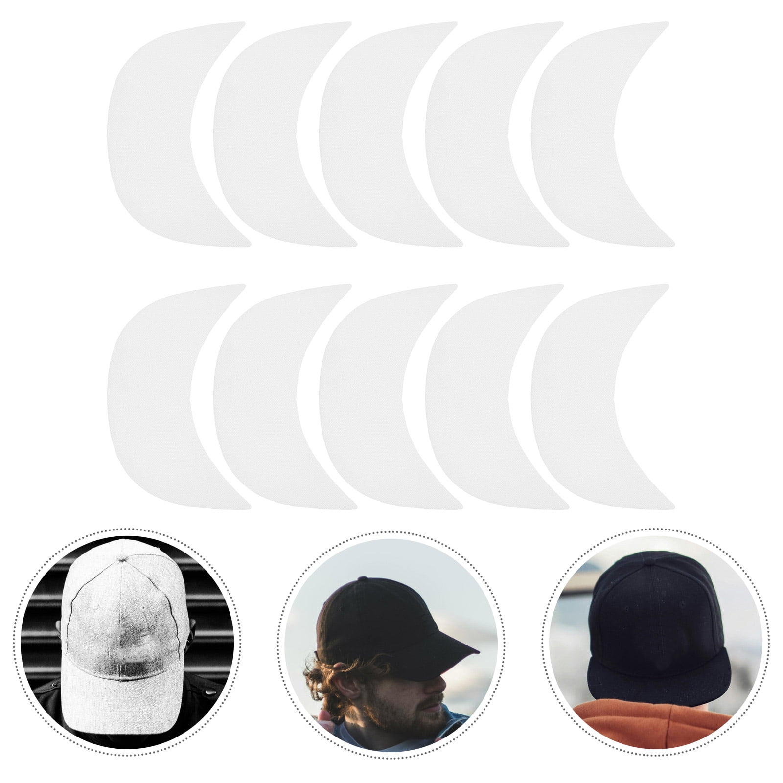 MERRYHAPY 10Pcs Cap Insert Boards for Hat Brim Shaping with Fine ...
