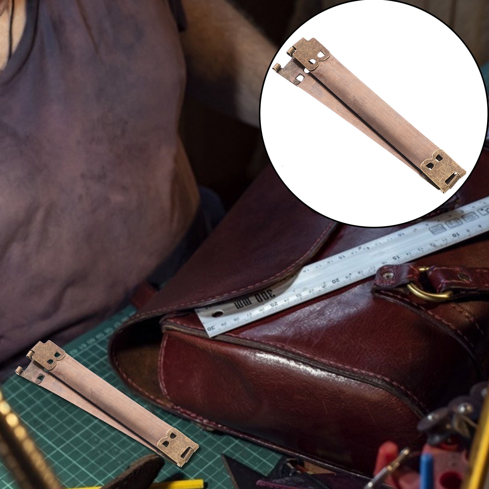 MERRYHAPY 10Pcs Sewing Flex Frames for Coin Purse Clasp in Golden Bronze Patina Green - Walmart.com