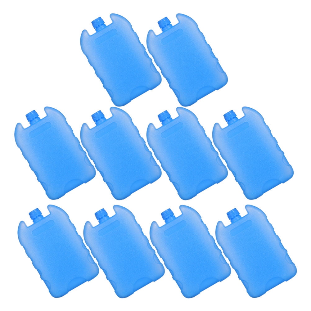 MERRYHAPY 10-Pack Reusable Ice Packs Freezer Gel Blocks for Coolers ...