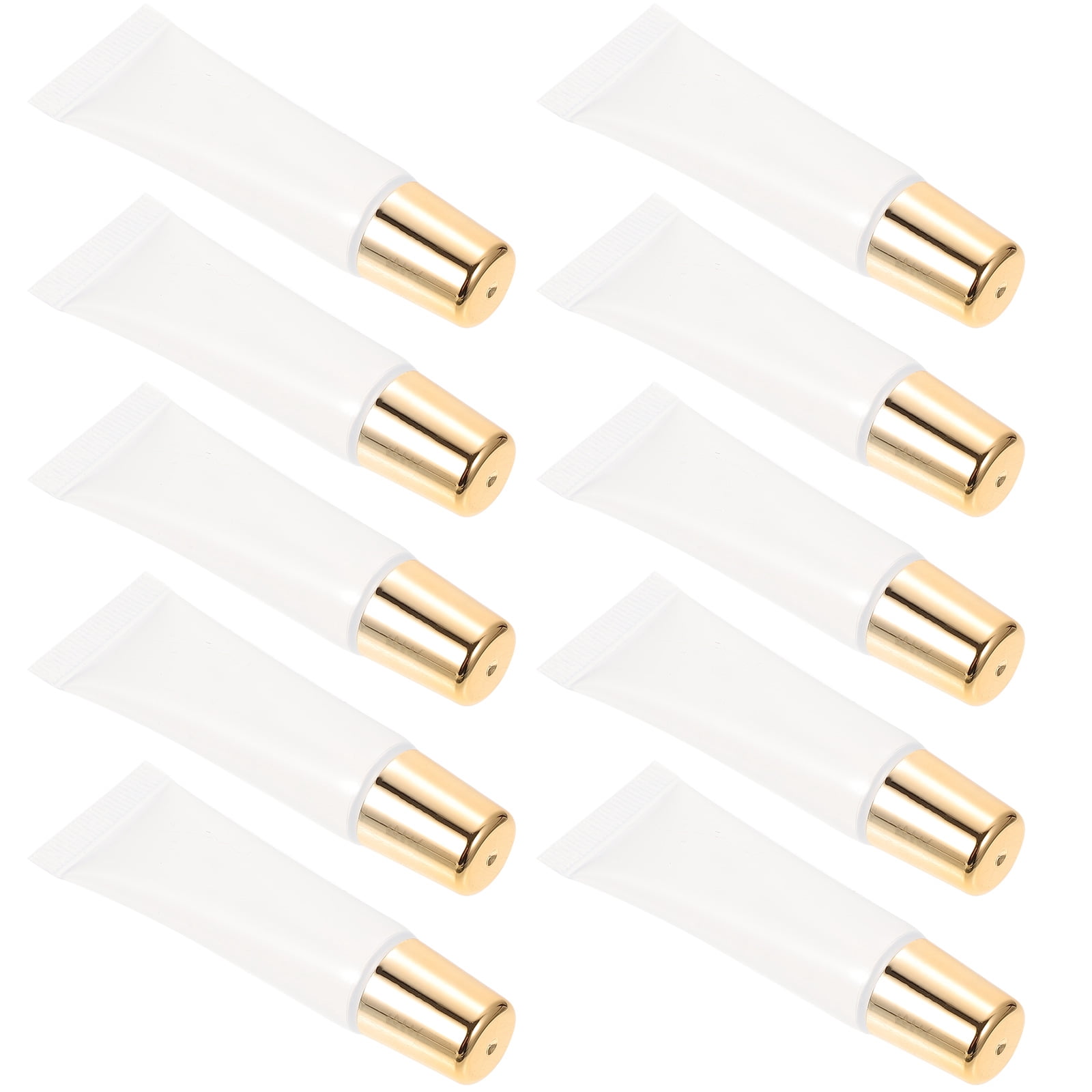 MERRYHAPY 10pcs Lip Glazes Tubes Transparent Refillable Storage ...