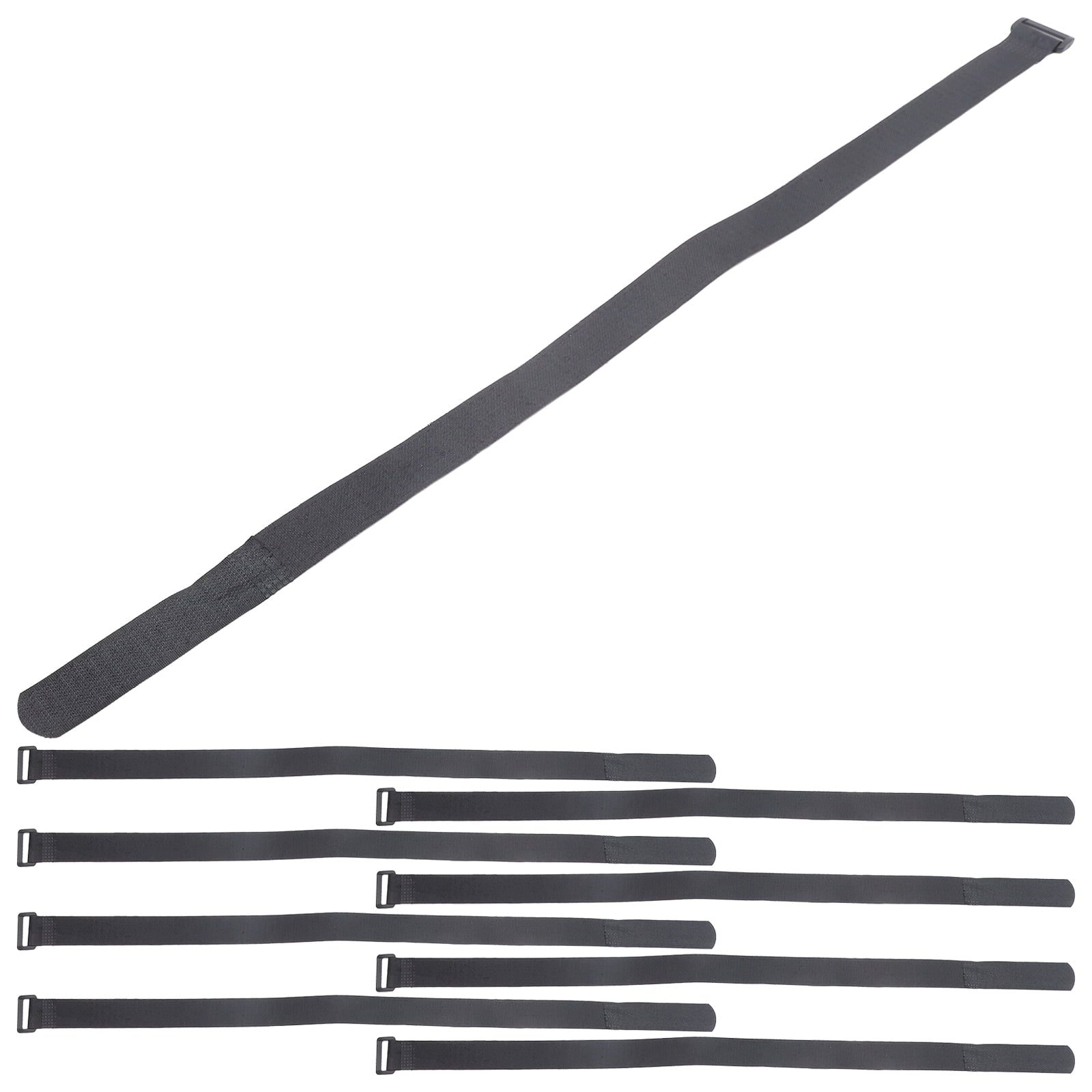 MERRYHAPY 12-Pack Elastic Cargo Straps Black Heavy Duty Tie Down Bands ...