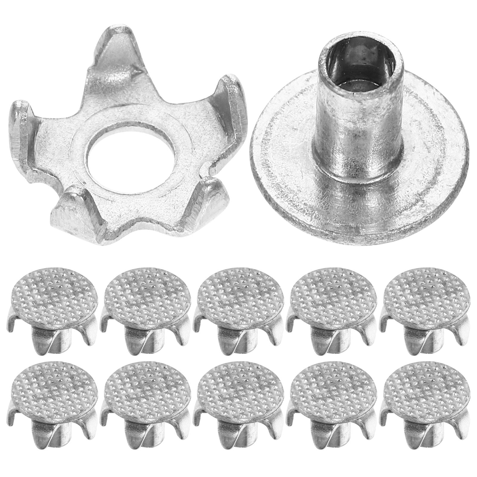 MERRYHAPY Steel Ice Gripper Shoe Pegs for Climbing, 15 Pieces, Traction ...