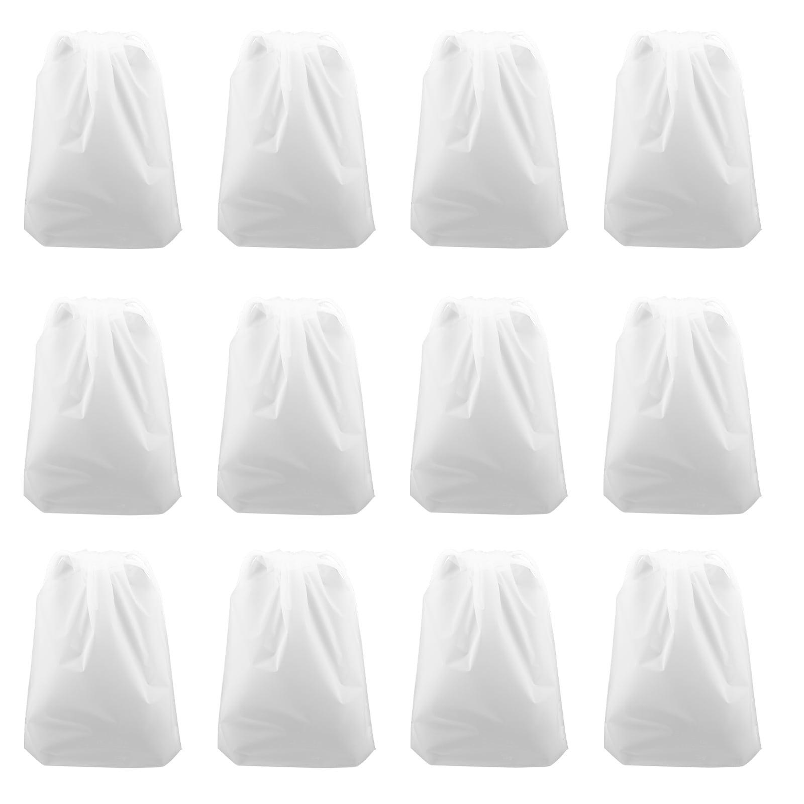 MERRYHAPY 15-Pack Transparent Travel Laundry Bags, Rip-Resistant ...