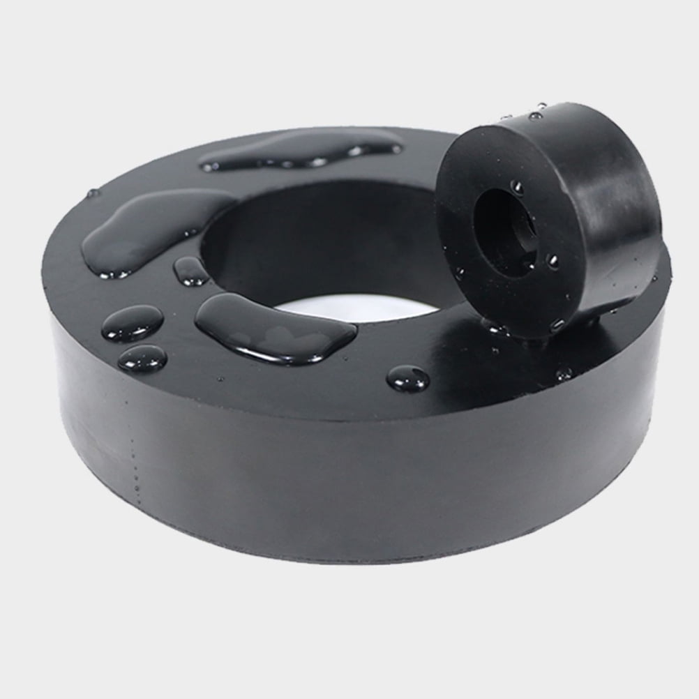 MERRYHAPY 16Pcs Black Round Rubber Washer Vibration Isolators 1.6*0.4*0 ...