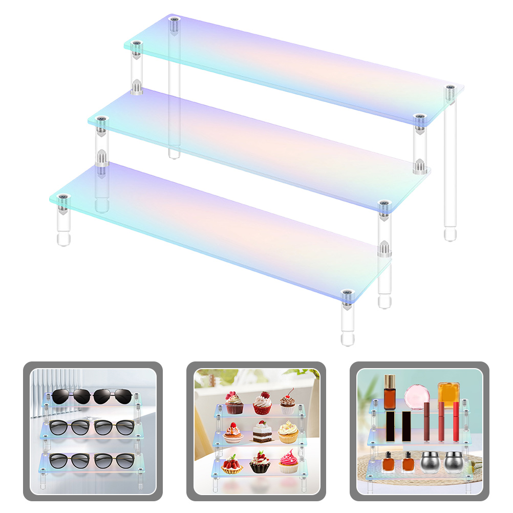 MERRYHAPY Merryhapy Stepped Acrylic Display Stand for Models and ...