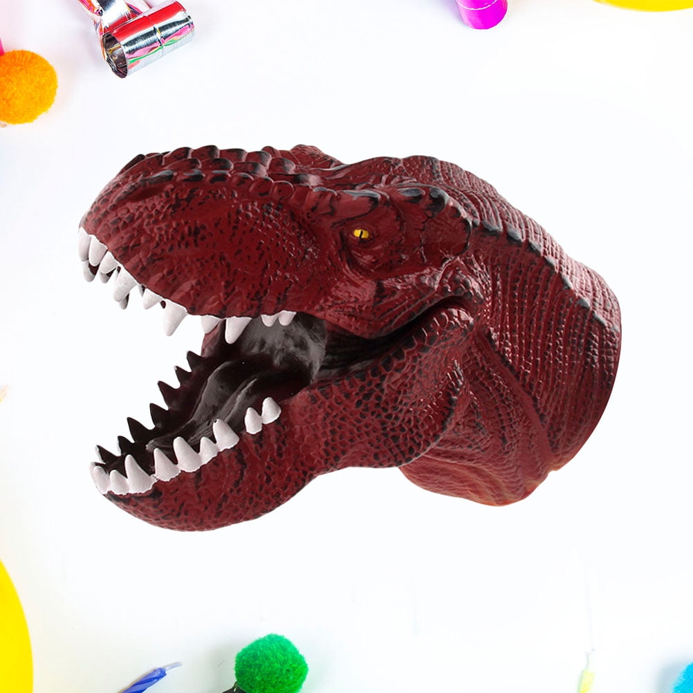 MERRYHAPY 1Pack Dinosaur Hand Puppet Toy Spray Paint for Children Role ...