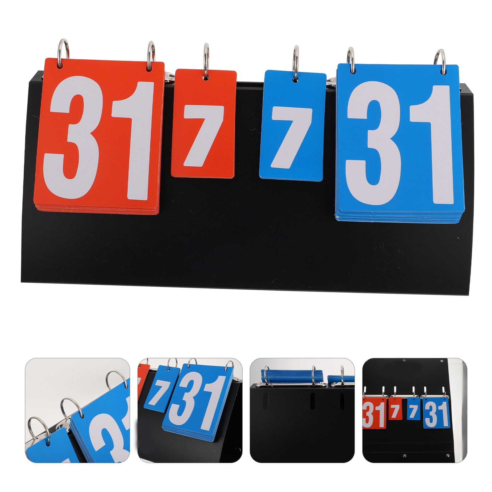 MERRYHAPY 1Pc Desktop Basketball Scoreboard Flipper - Game Supplies for ...